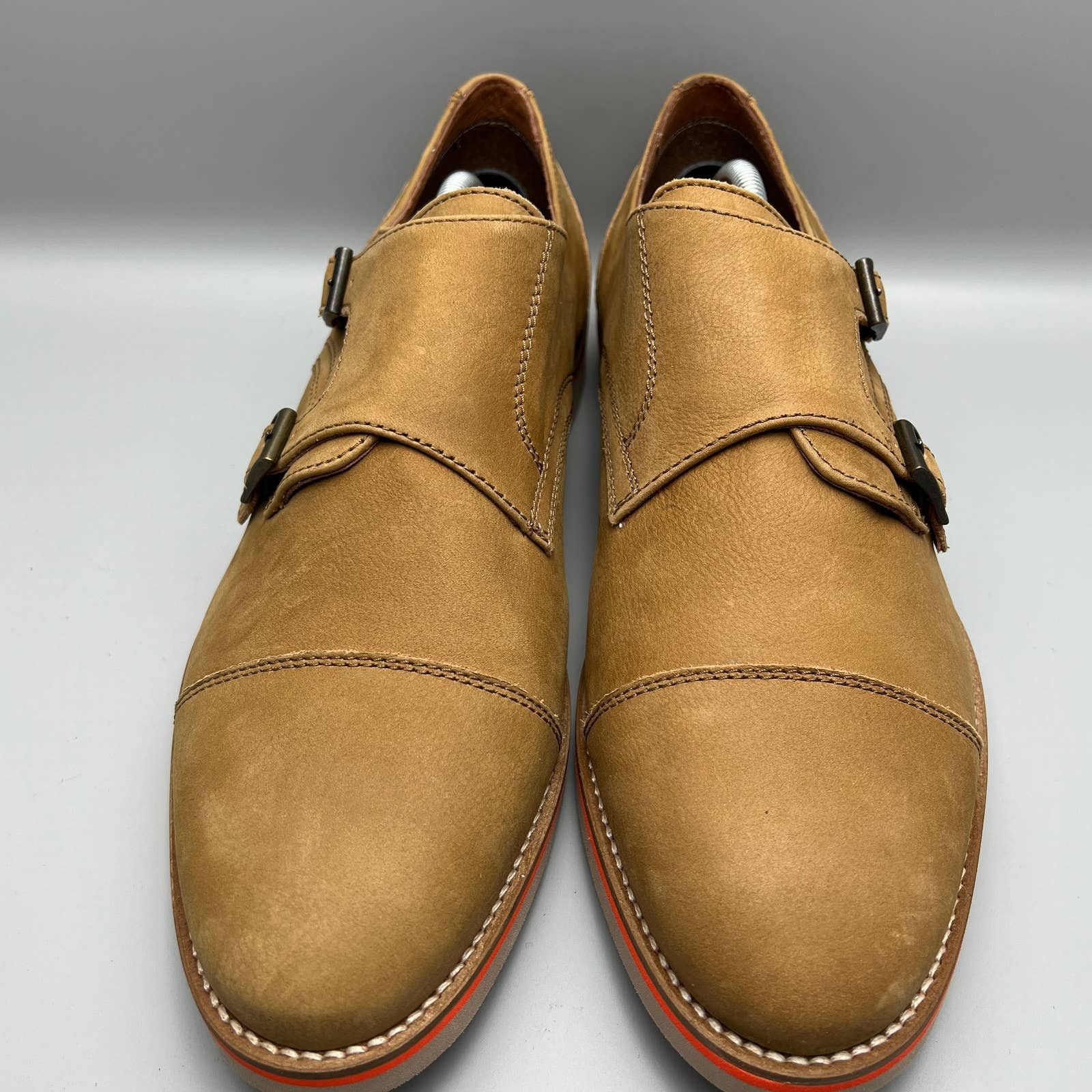 Bar III Bar III Baxter Monk Strap Cap Toe Tan Casual Shoes Mens 12M ...