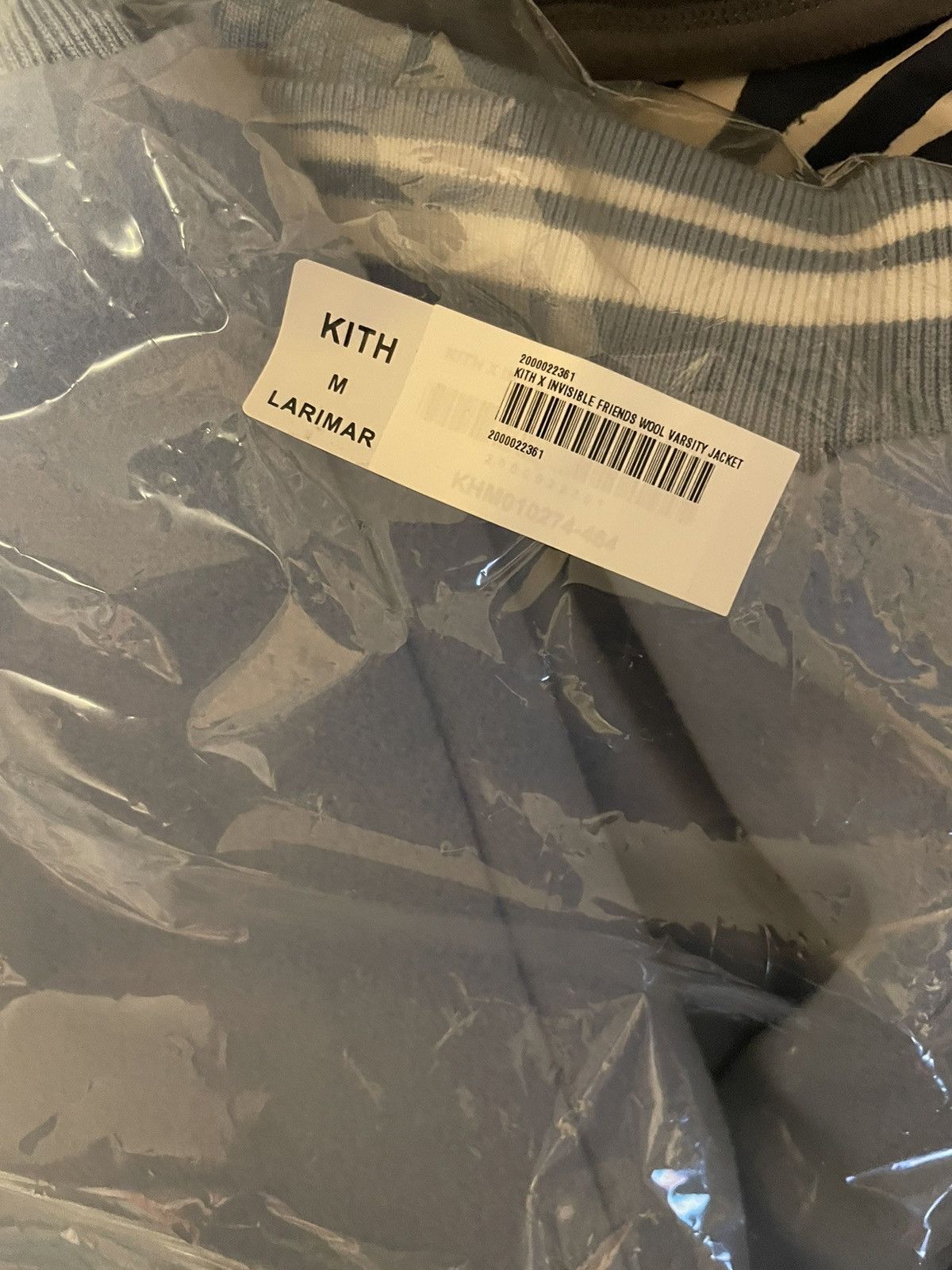 Kith Kith x Invisible Friends Wool Varsity Bomber Jacket | Grailed