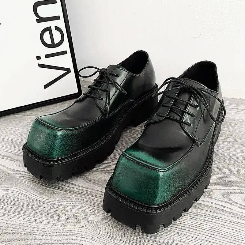 Vintage Classic Square Toe Platform Shoes | Grailed