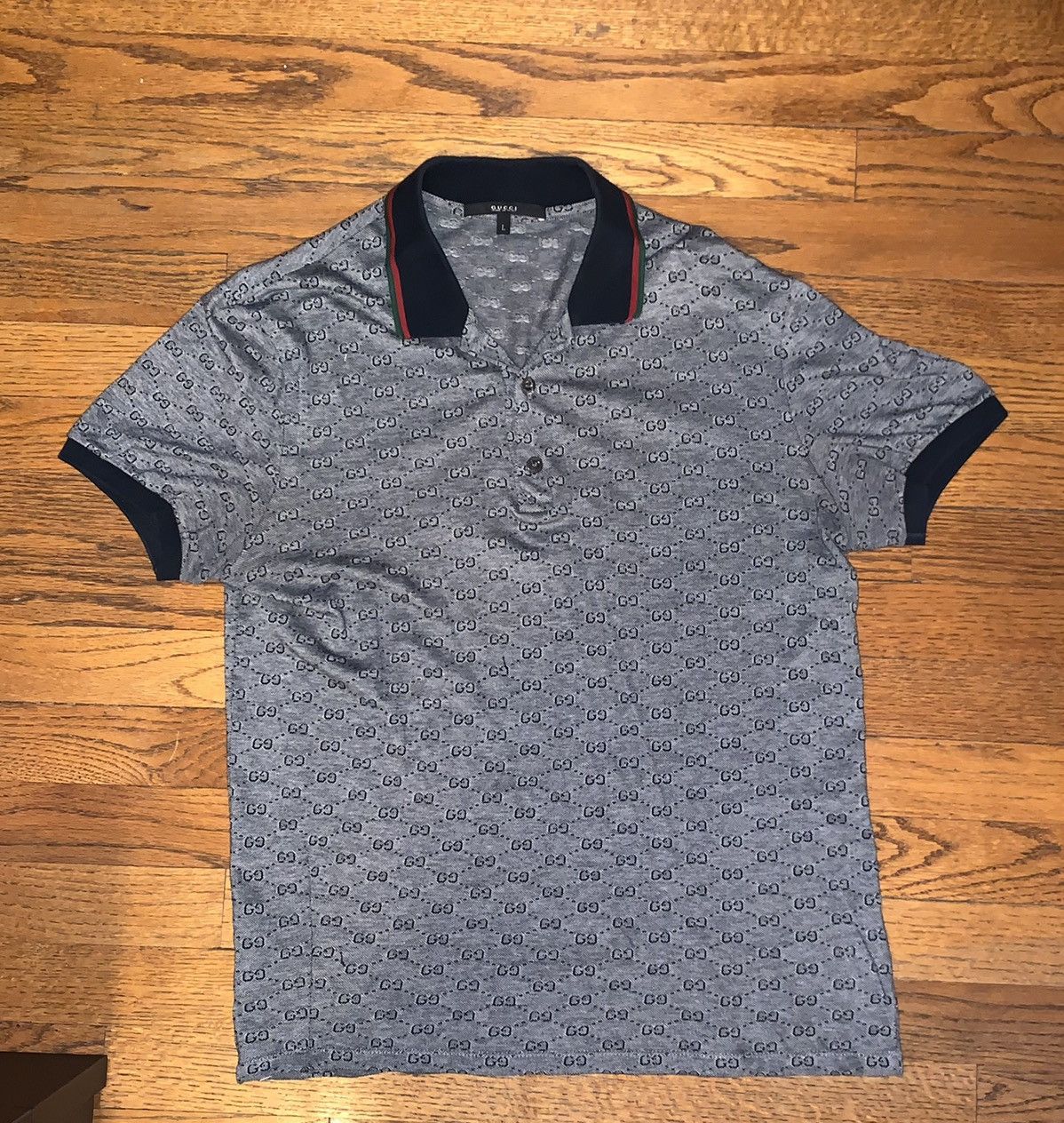Gucci Gucci Monogram Print Polo | Grailed