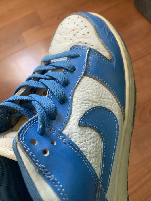Nike Vintage Nike Dunk Low 2001 UNC Carolina Blue Patent Leather | Grailed