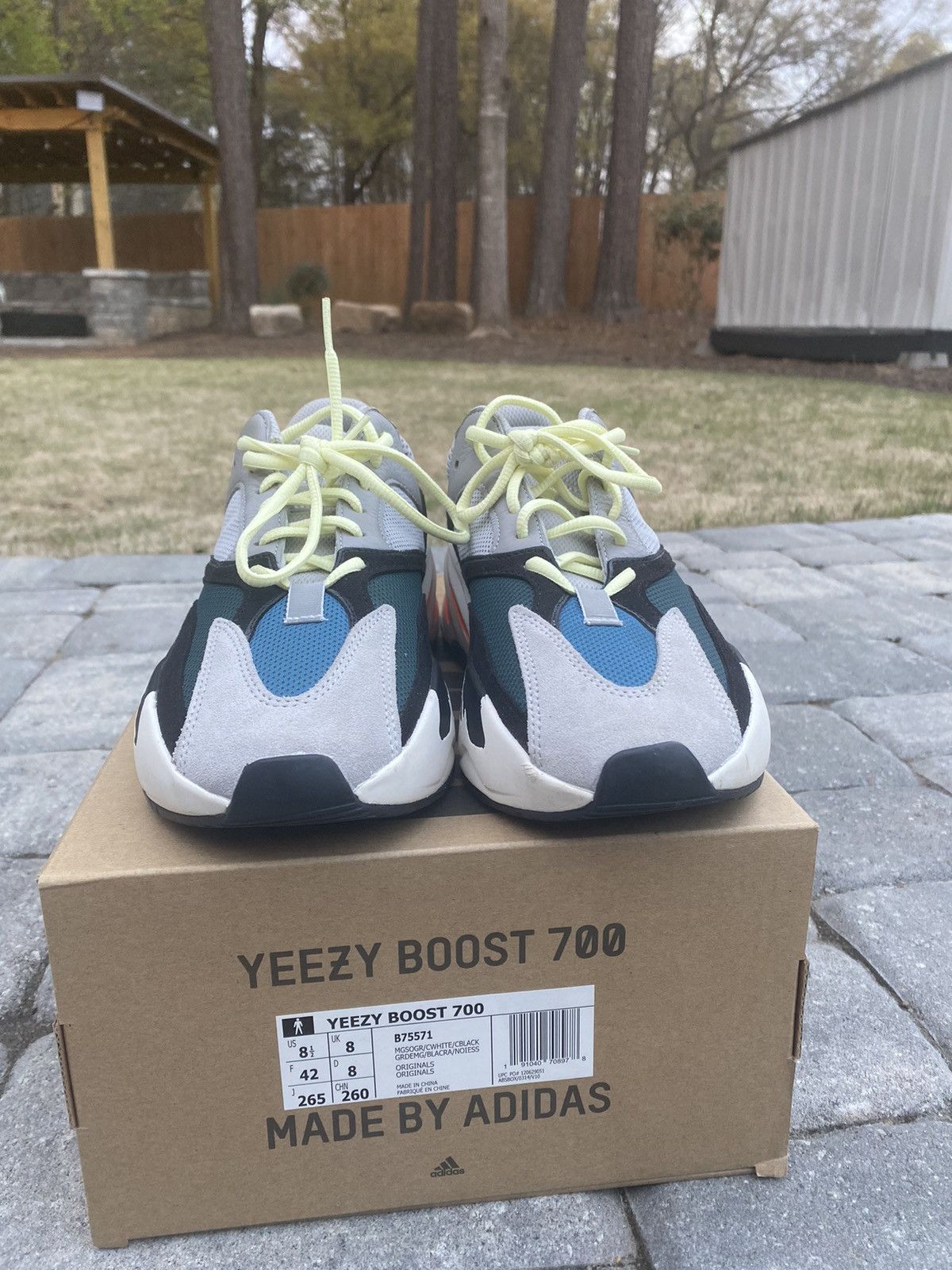 Adidas Adidas Yeezy Boost 700 Wave Runner Solid Grey | Grailed