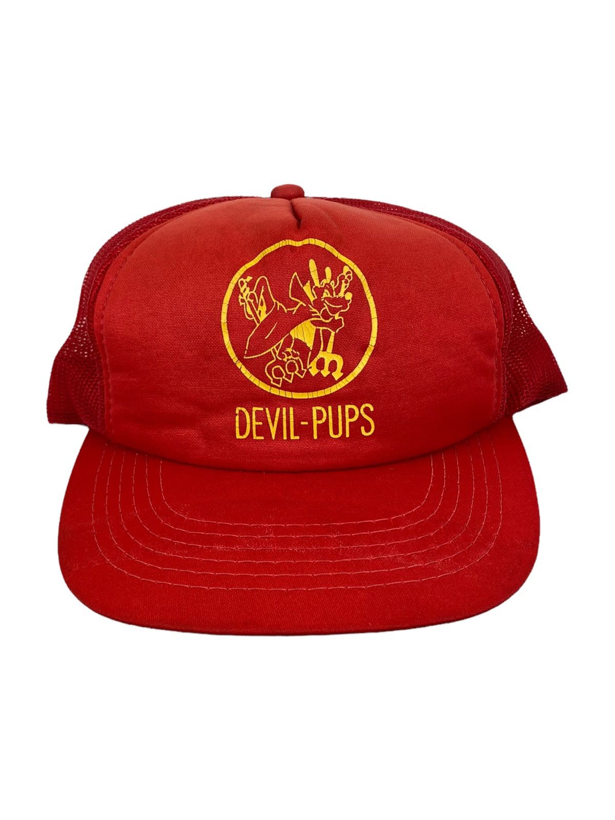Vintage Vintage 1980’s Devil Pups Trucker Snapback Hat | Grailed