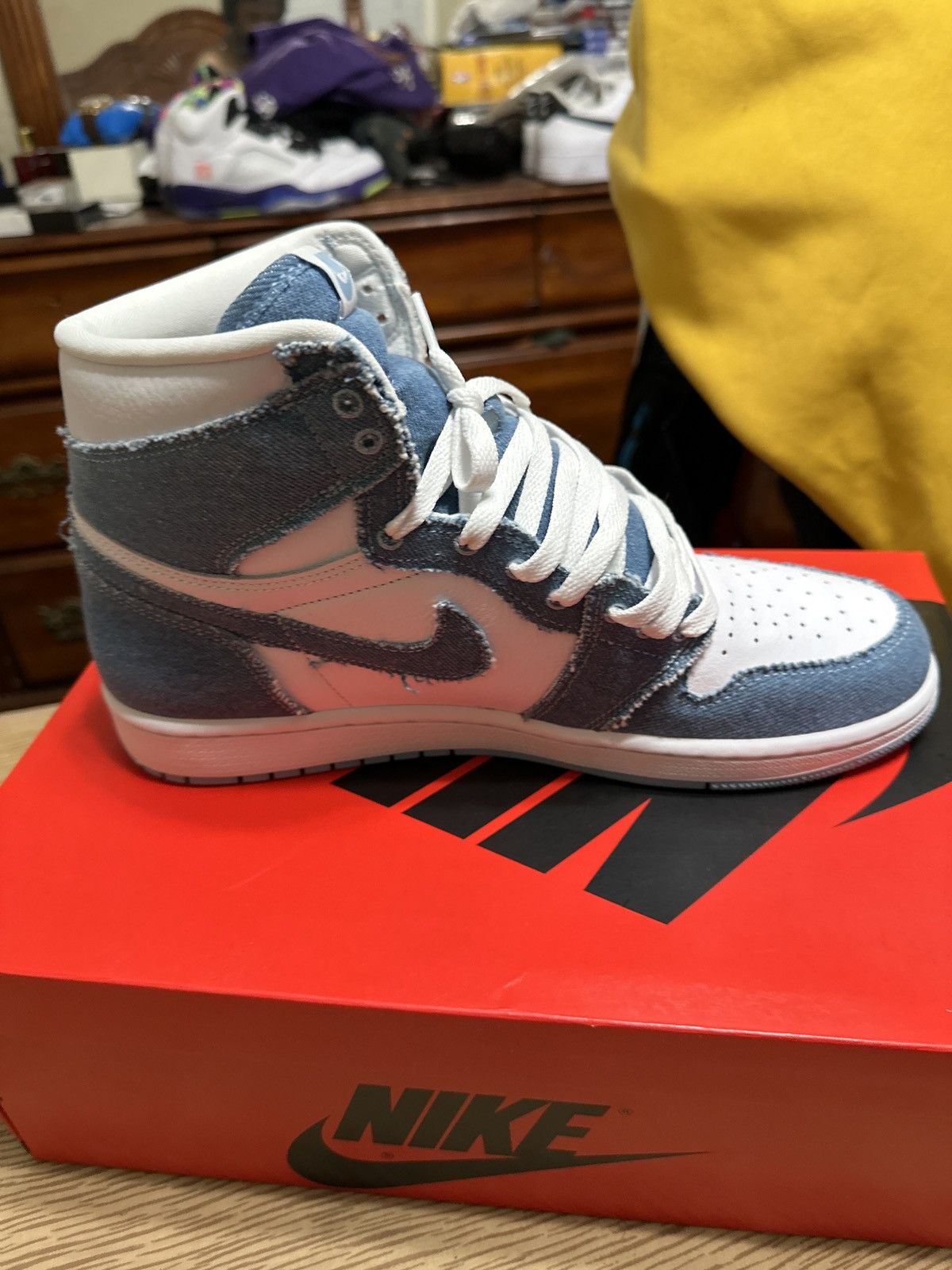 Jordan Brand WMNS Air Jordan 1 OG HI Jean | Grailed