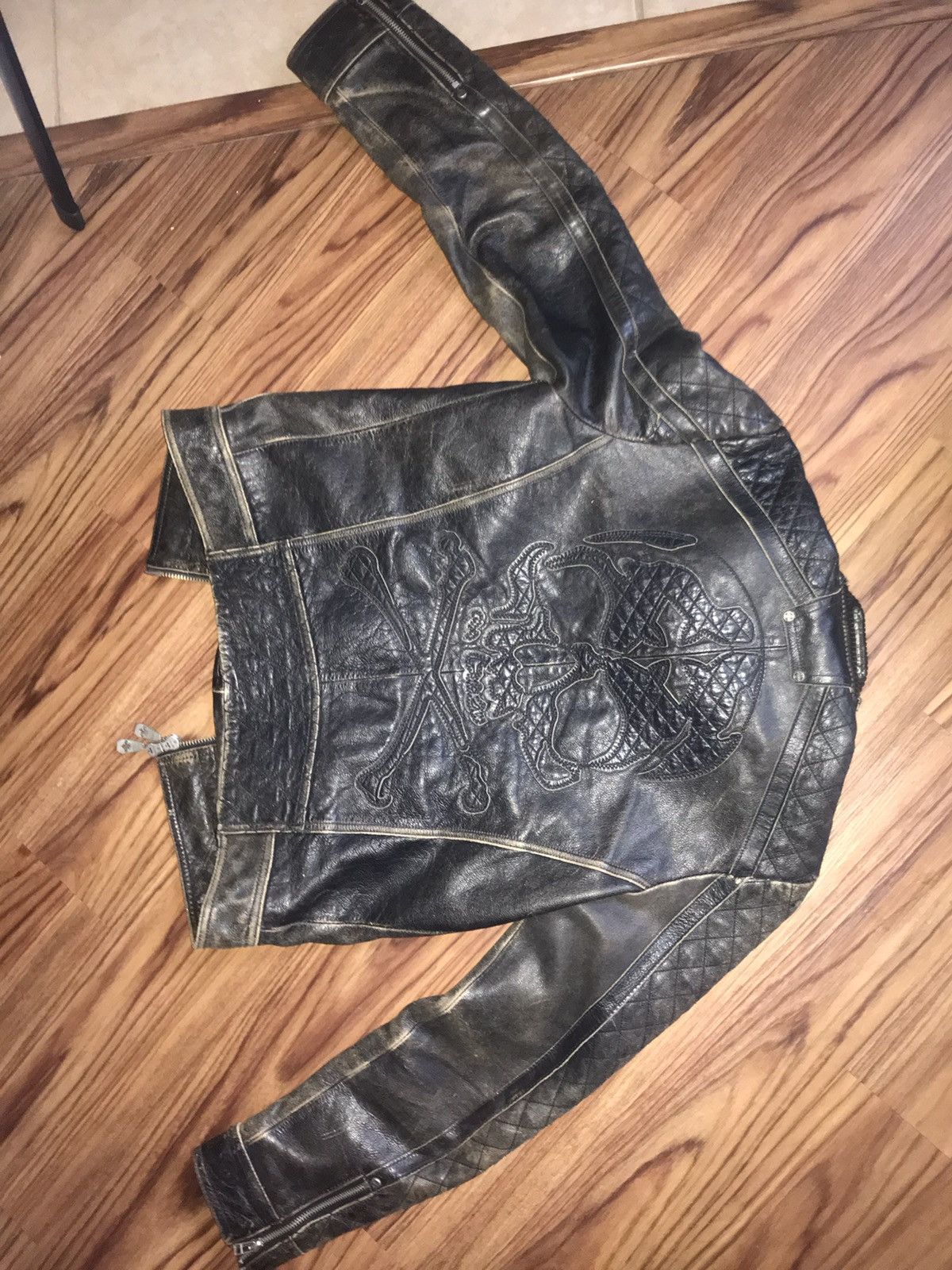 Affliction × Buckle Black × Vintage Vintage Affliction Leather Jacket ...