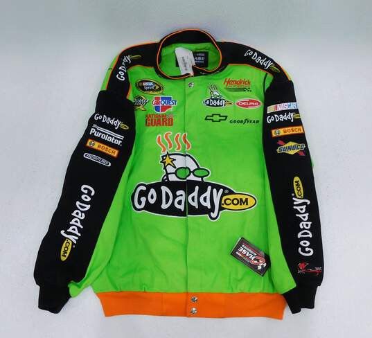 NASCAR × Vintage Vintage Nascar Go daddy jacket | Grailed