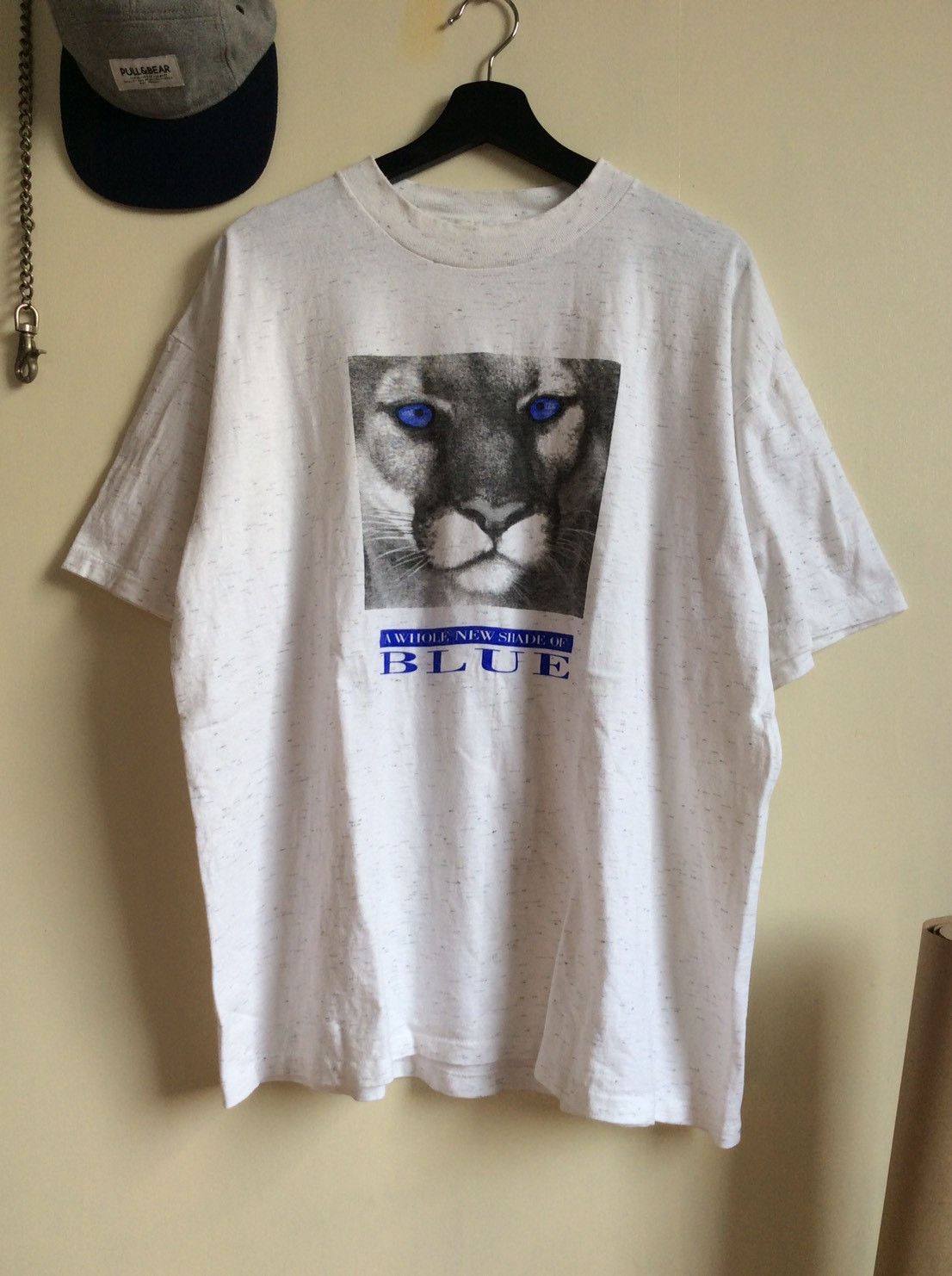Streetwear × Vintage 90s Vintage Blue Eye T-shirt | Grailed