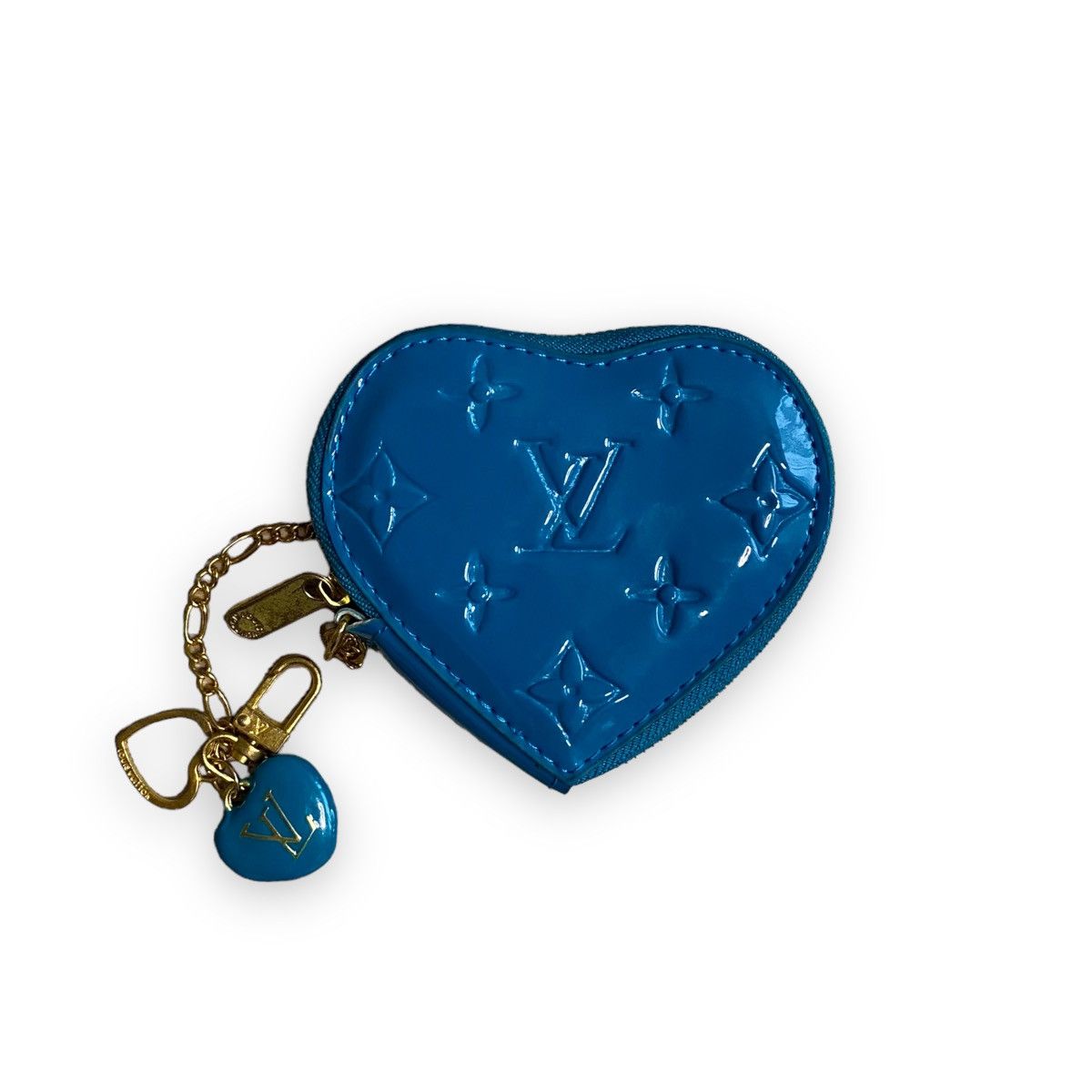 Louis Vuitton Louis Vuitton Monogram Blue Heart Coin Purse | Grailed