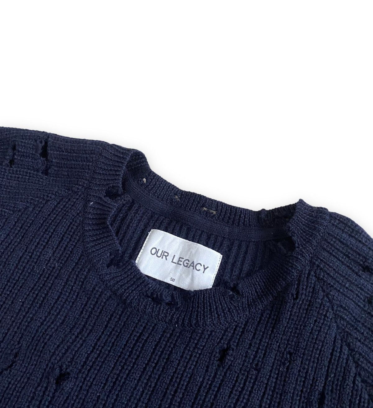 Our Legacy Our Legacy Distressed Wool Sweater | Grailed