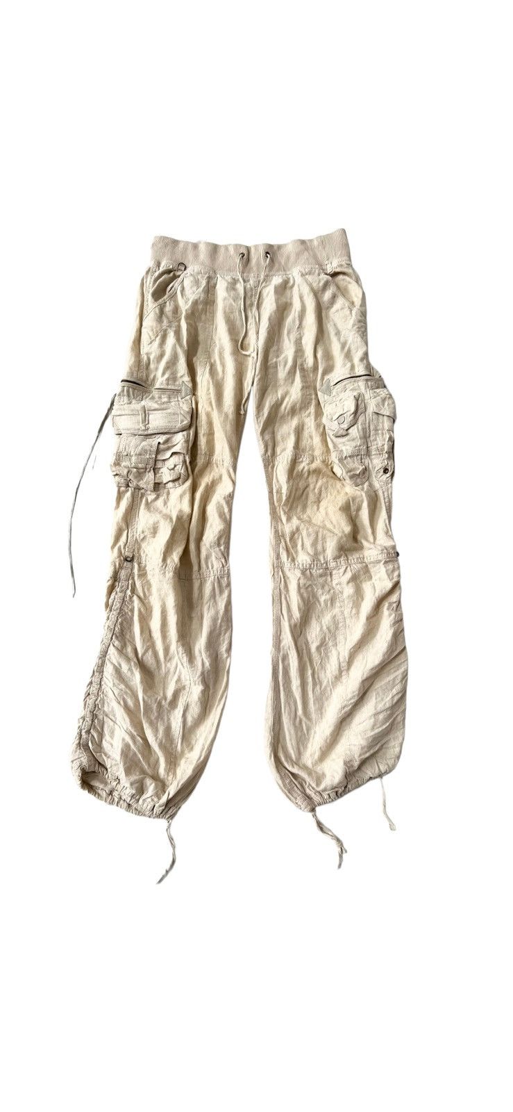 Japanese Brand 90’s Goa Military Gas Mask Cargo Pants Flared Bondage ...