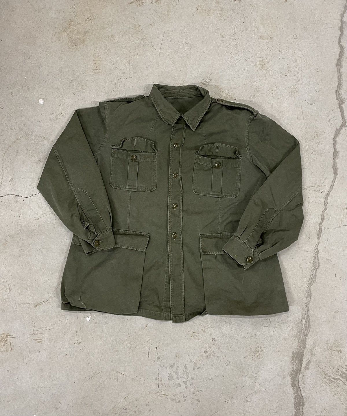 Vintage Vintage 1990s US Army Canvas Military Issued Jacket / 25x30 ...