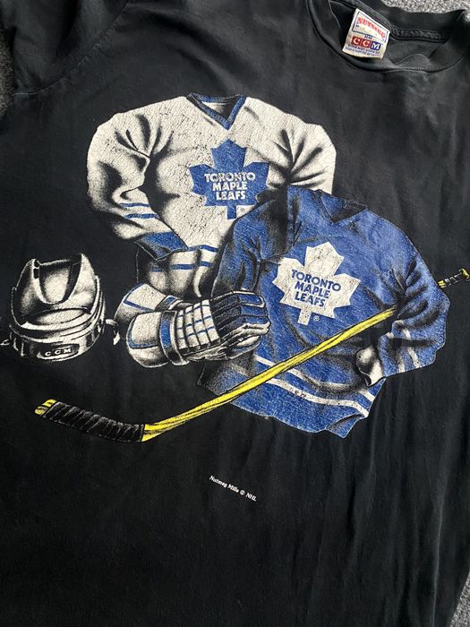 Vintage Vintage 90s NHL Toronto Maple Leafs Nutmeg T-Shirt | Grailed