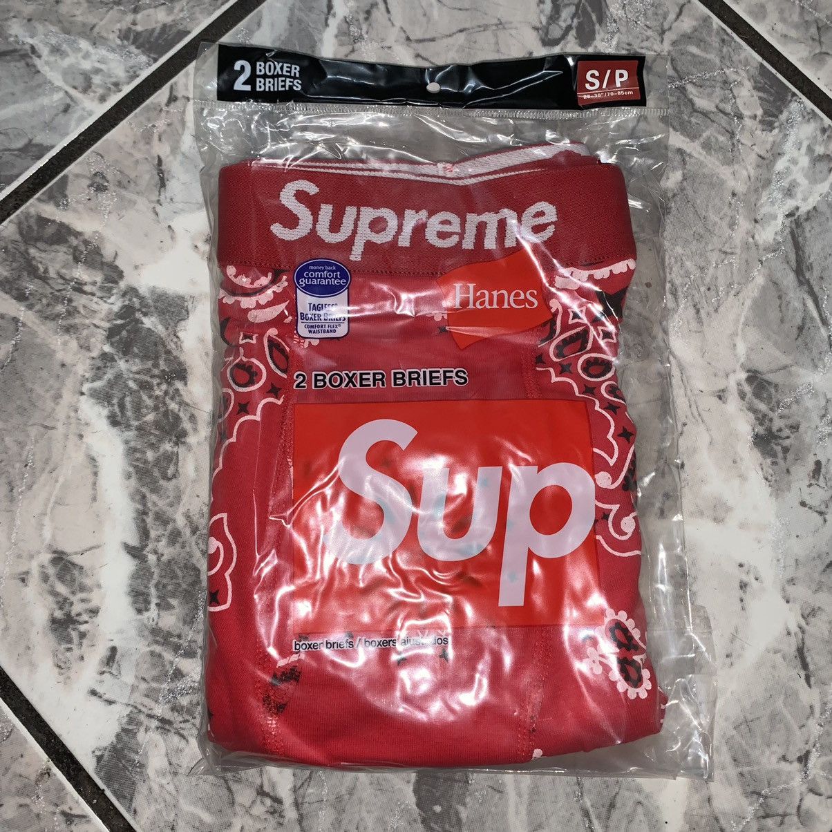 Supreme Supreme Hans Red Bandana 2 Pack Boxer Briefs (S) | Grailed