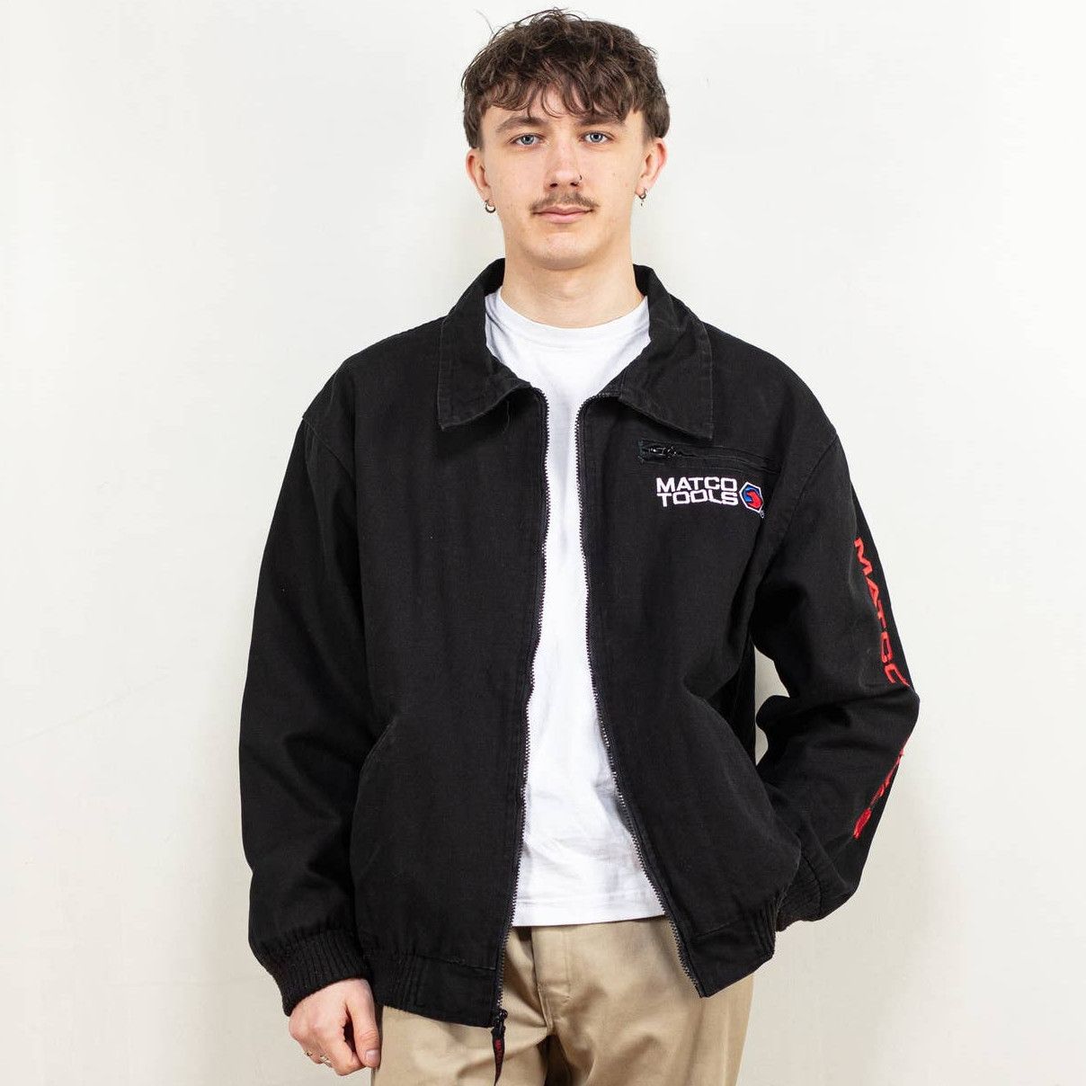 Bomber Jacket × Vintage × Workers Vintage 90's Matco Tools Work Jacket ...