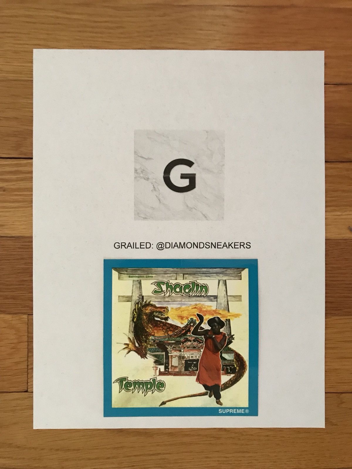 Supreme SUPREME SHAOLIN TEMPLE STICKER | Grailed
