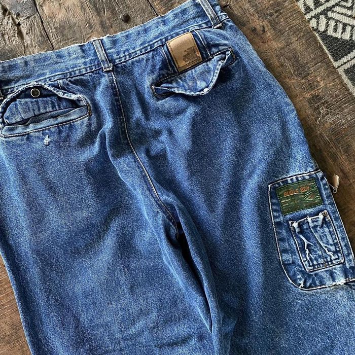 Vintage Vintage 90s bugle boy tapered loose fit jeans. Knee pockets ...