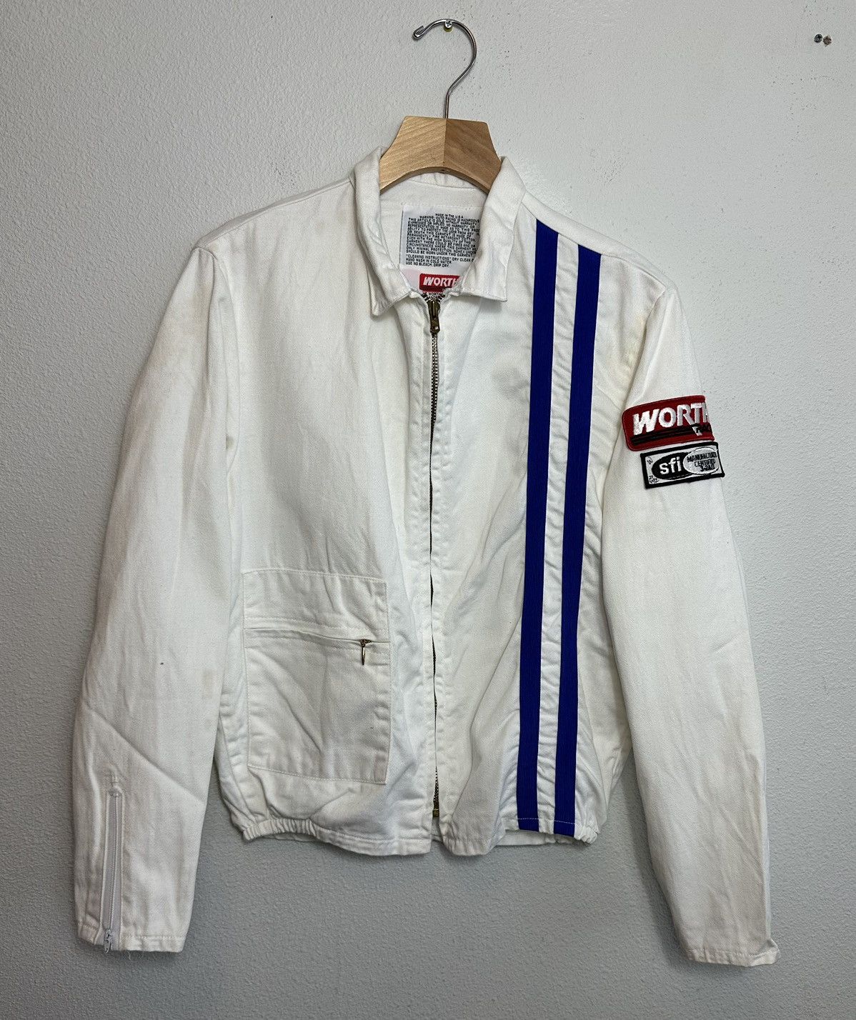 Made In Usa × Racing × Vintage Vintage Worth Racing Jacket | Grailed