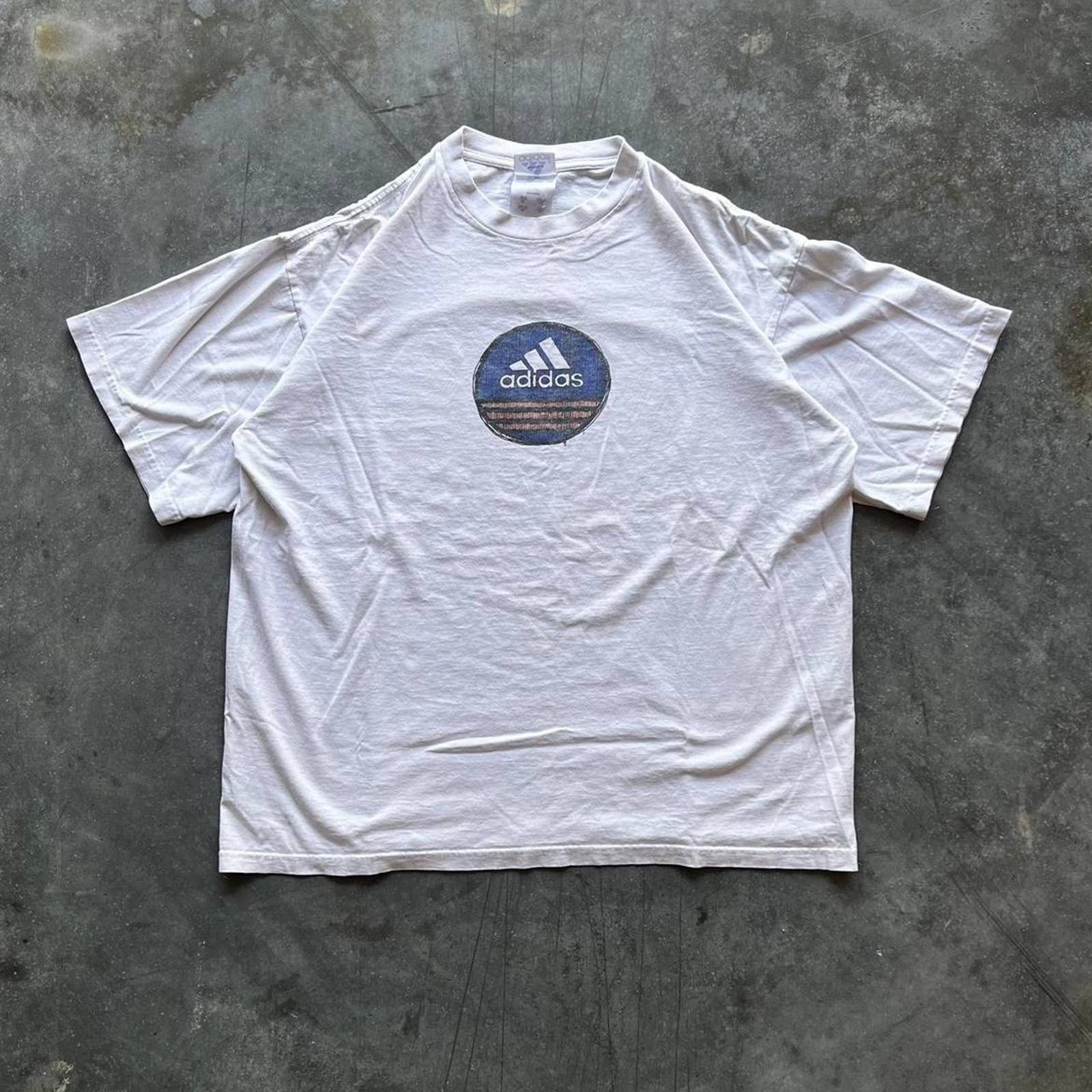Adidas × Streetwear × Vintage Vintage Adidas Circle Logo Shirt | Grailed