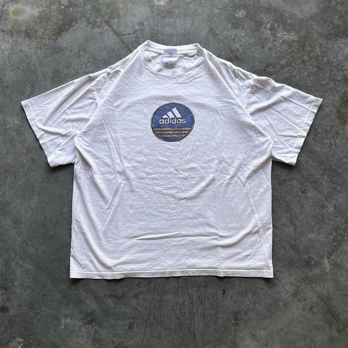 Adidas Vintage Adidas Circle Logo Shirt | Grailed