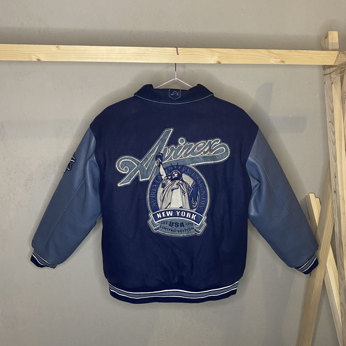Avirex Varsity Jacket × Japanese Brand × Vintage Vintage Avirex Wool ...