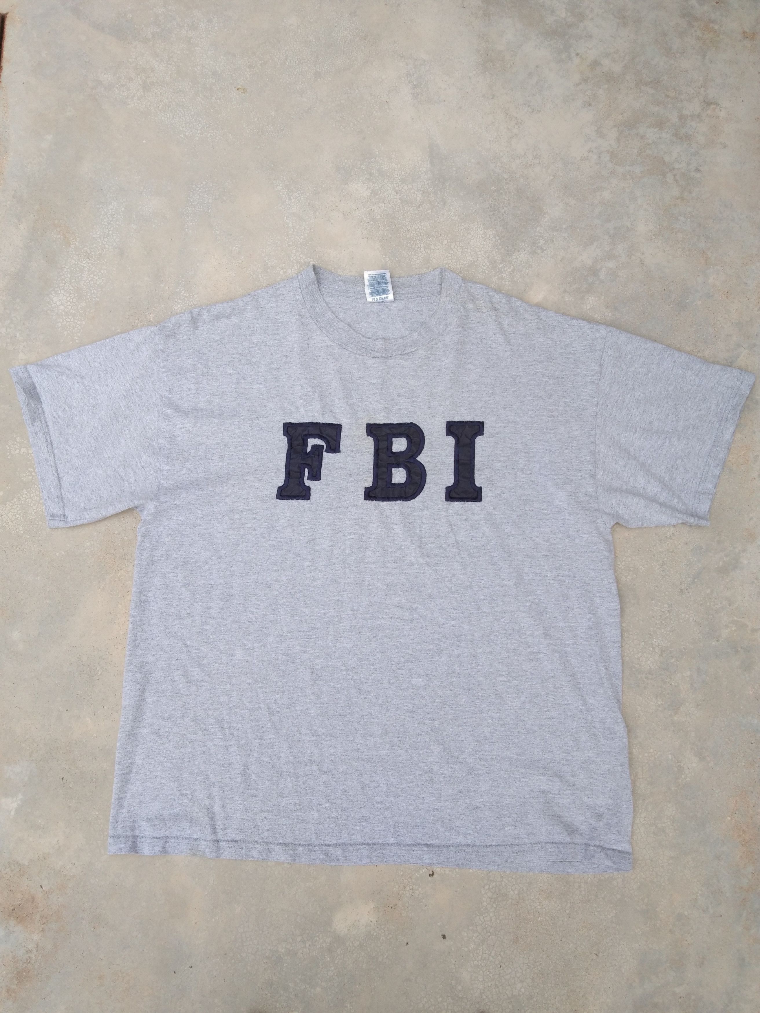 Delta × Streetwear × Vintage Vintage Y2k FBI Logo T Shirt Embroidered ...