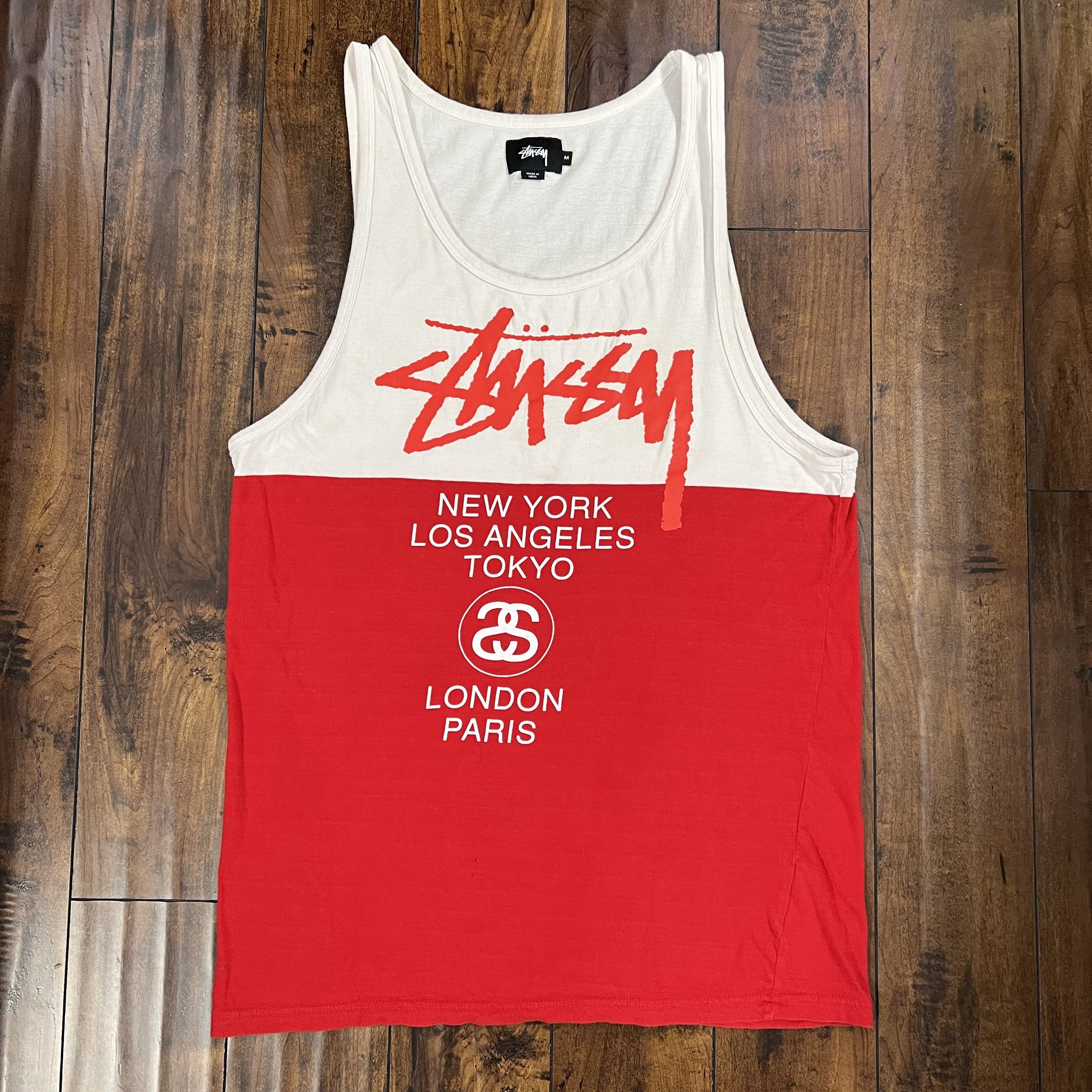 Stussy Stussy World Tour Tank Top | Grailed