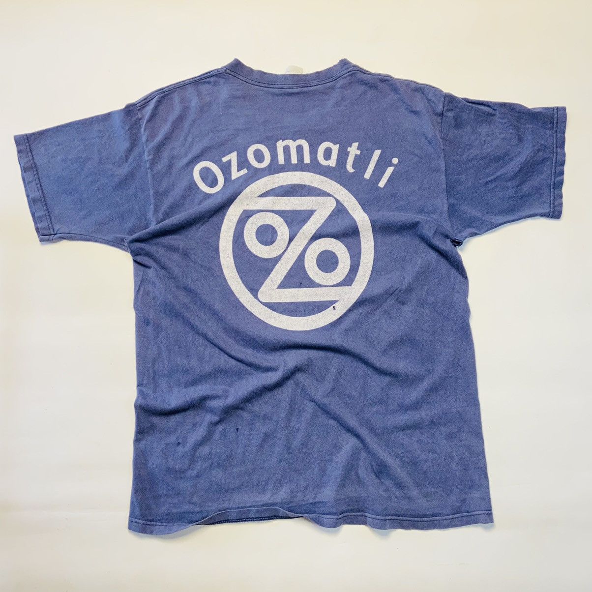 Vintage OZOMATLI VERY RARE 1990s DISTRESSED SUN FADED TEE - № 290 | Grailed
