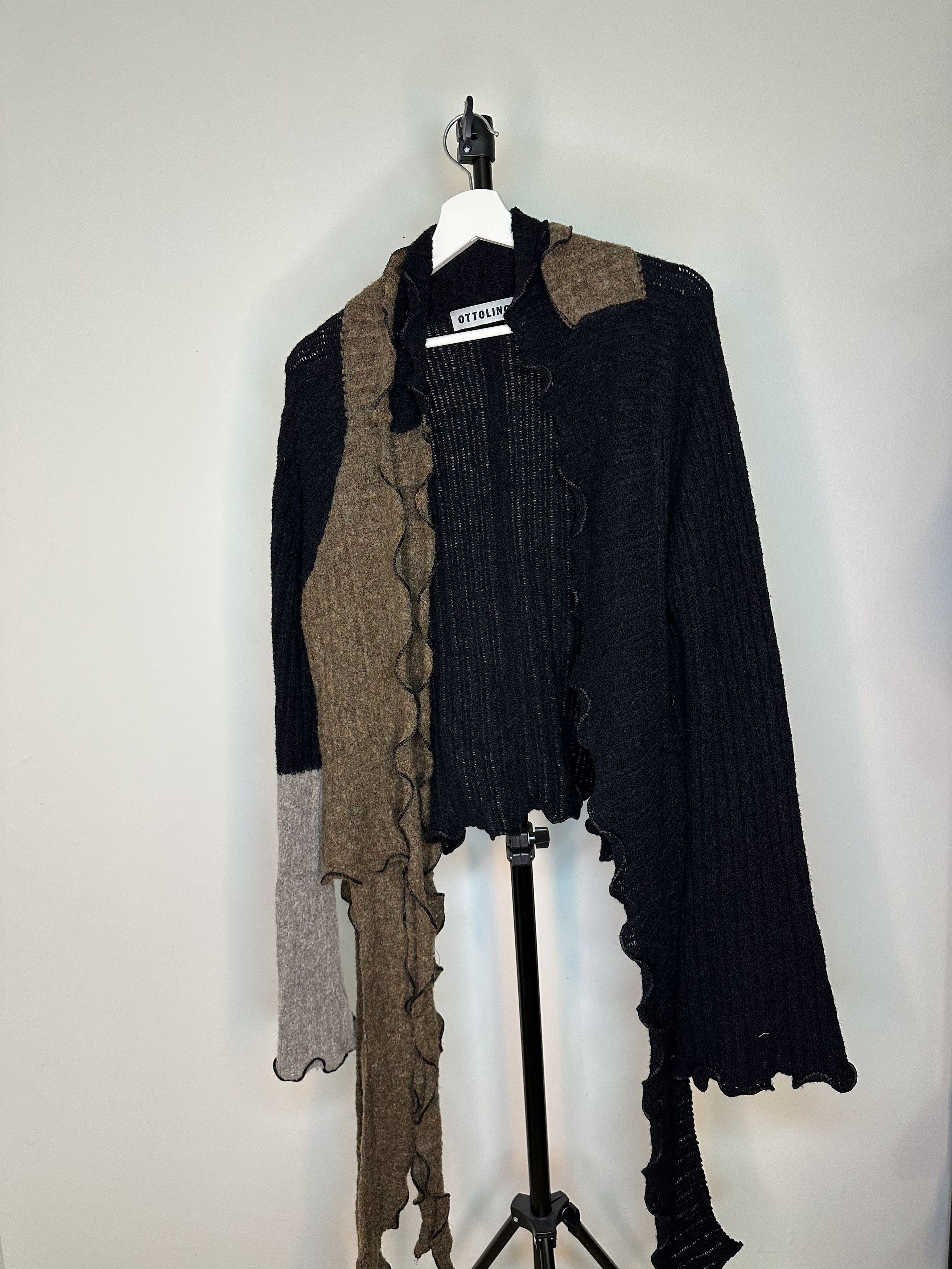 Ottolinger Ottolinger Patchwork Wool Cardigan | Grailed