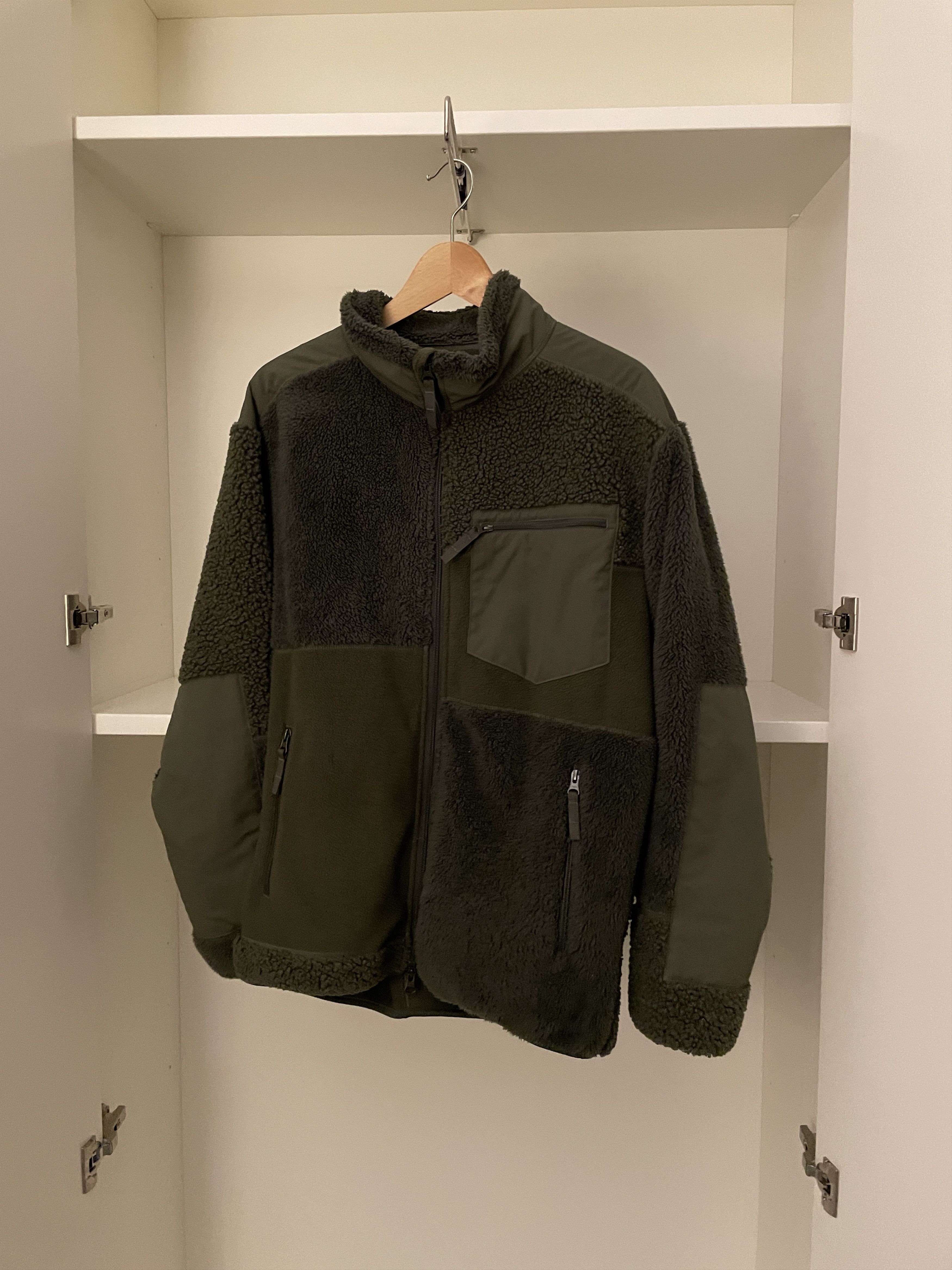 Engineered Garments × Uniqlo Uniqlo Engineered Garments Green Patchwork ...