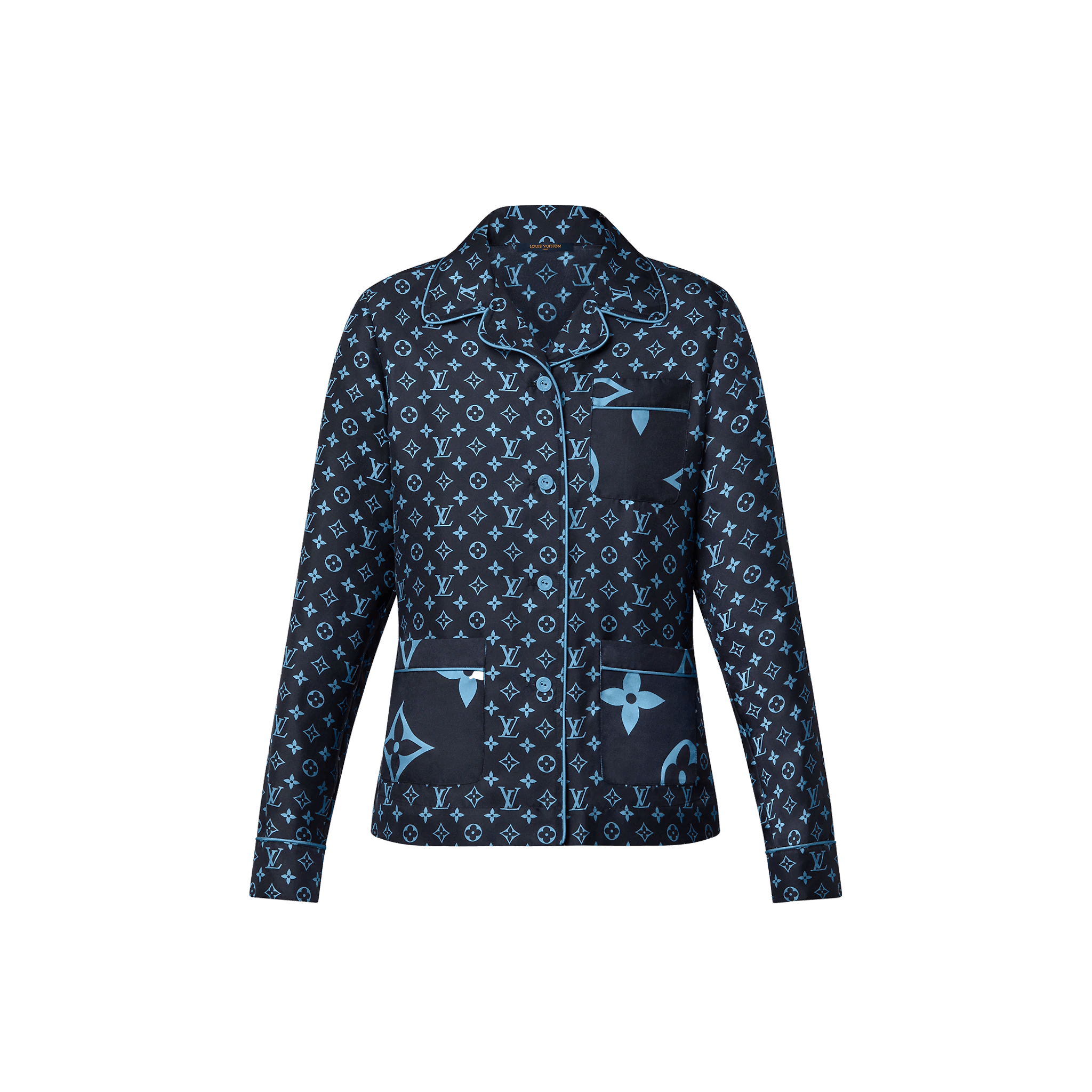 Blue × Logo 7 × Louis Vuitton LOUIS VUITTON SHIRT T-SHIRT BLACK ...