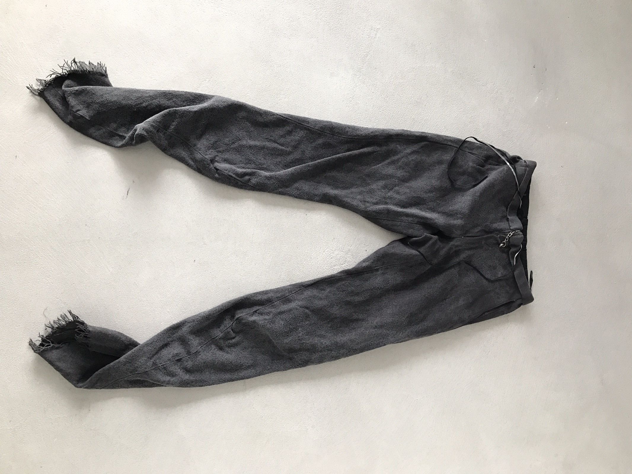 Devoa Heavy Linen Twisted Seam Trousers | Grailed