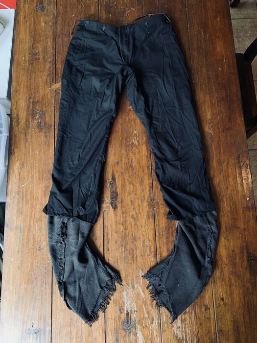 Devoa Heavy Linen Twisted Seam Trousers | Grailed