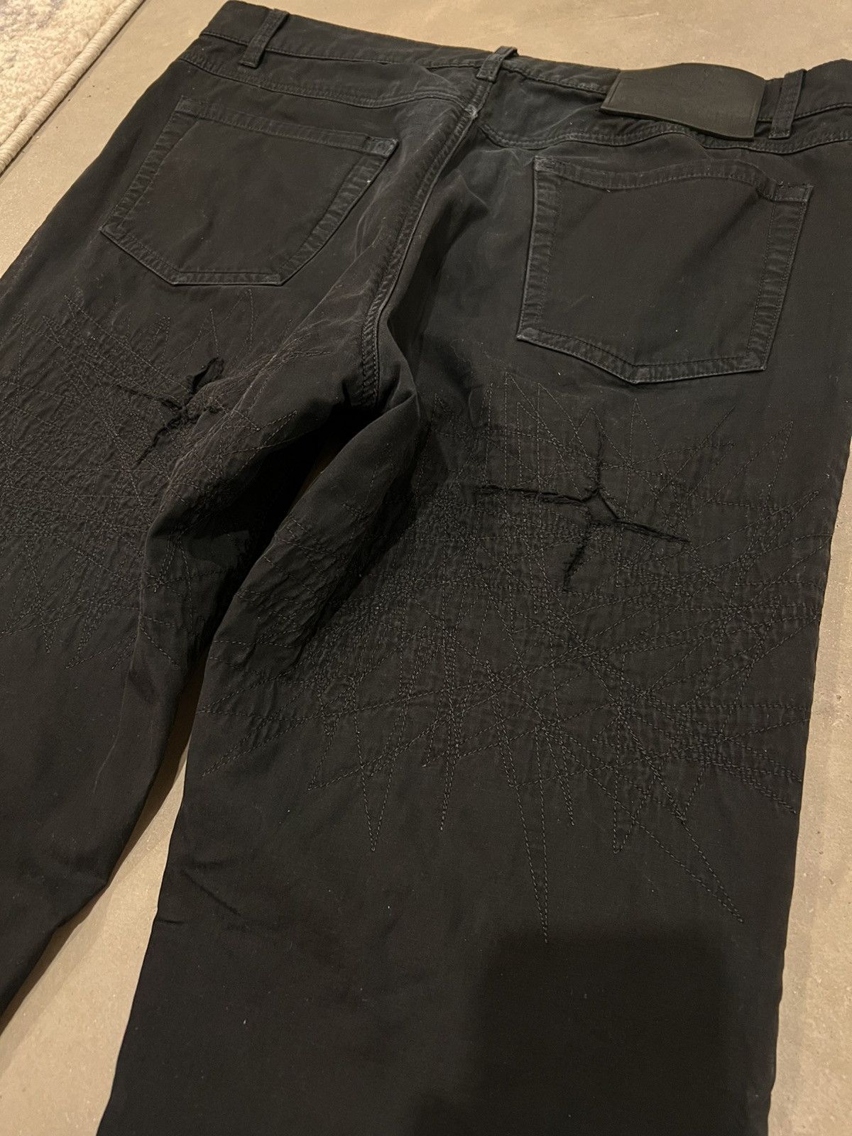 Raf Simons SS 2003 Consumed Patchwork Pants | Grailed