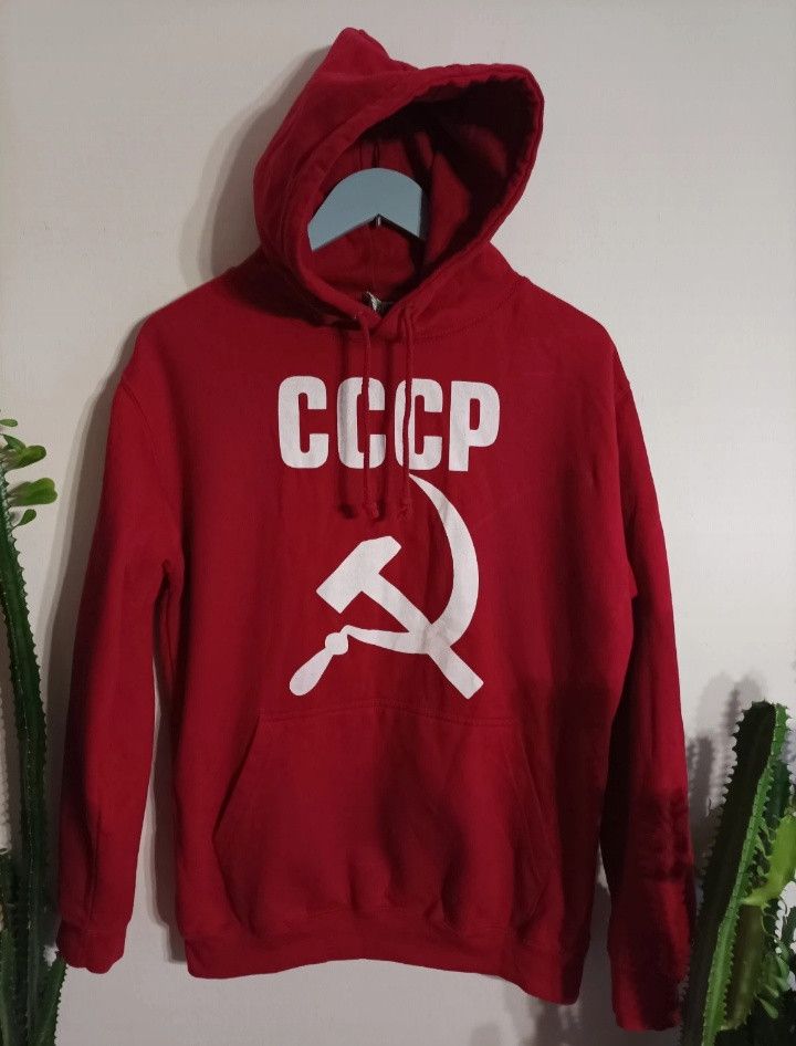 Other × Vintage Hooded Sweatshirt CCCP / Communism / Stalin / USSR ...