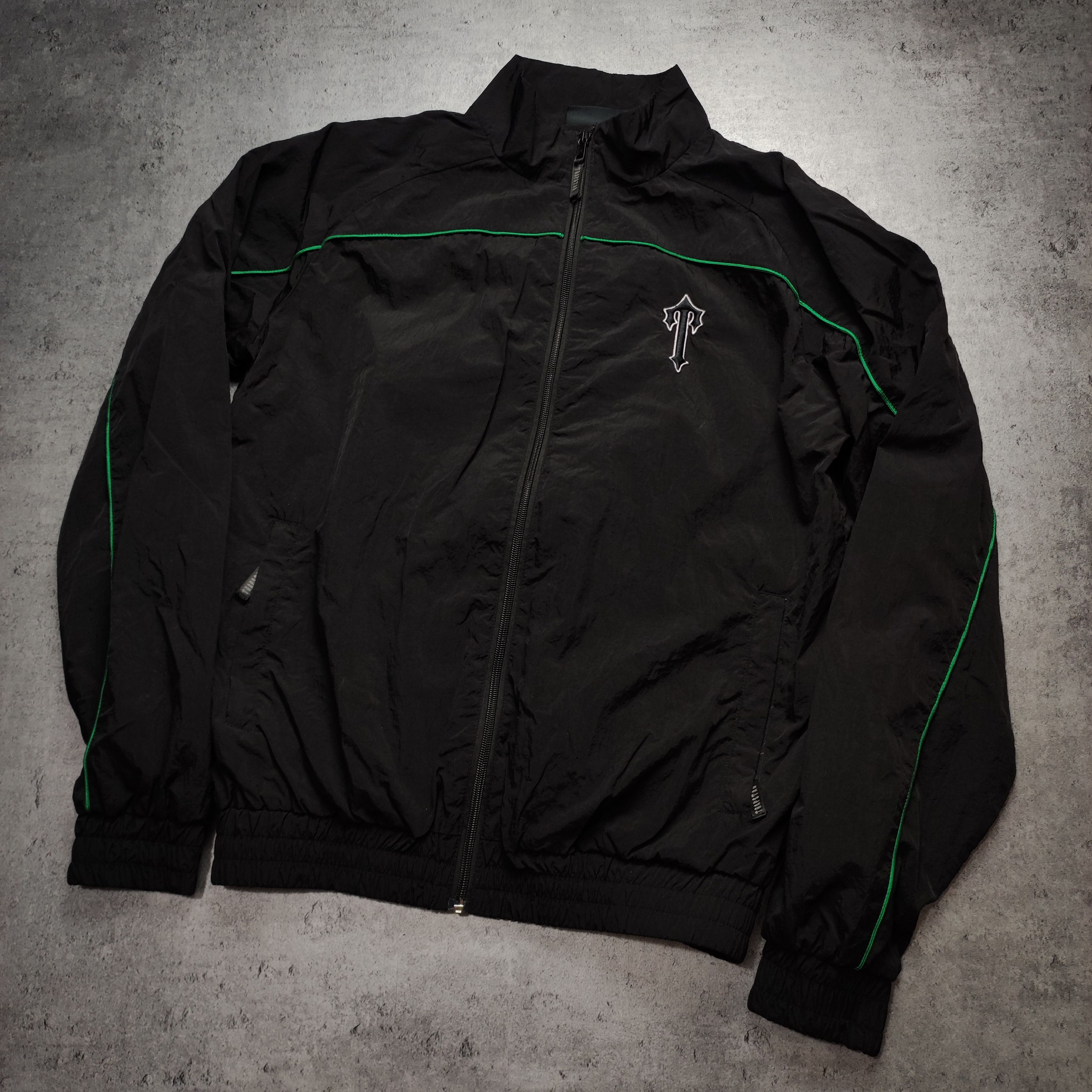 Rare × Trapstar London RARE Trapstar London Green Line Black Zip Light ...