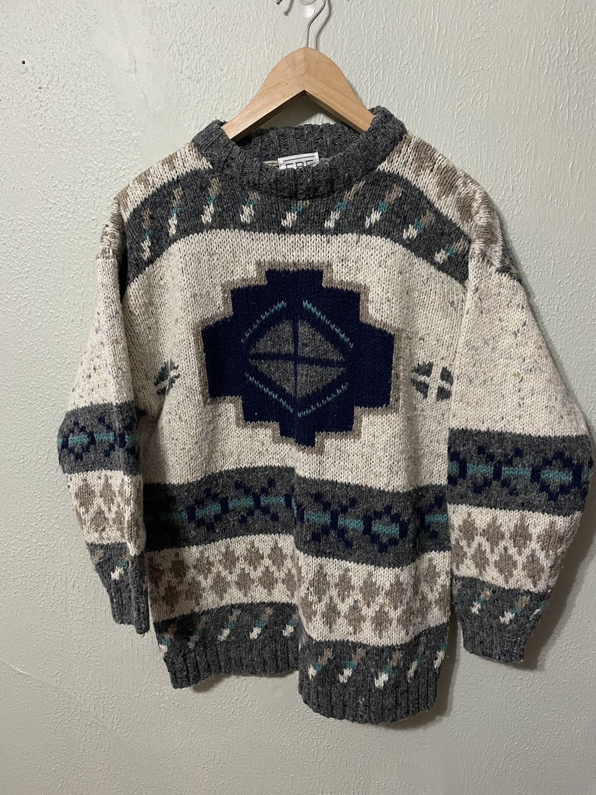 Vintage Vintage Stained Glass Knit Sweater | Grailed