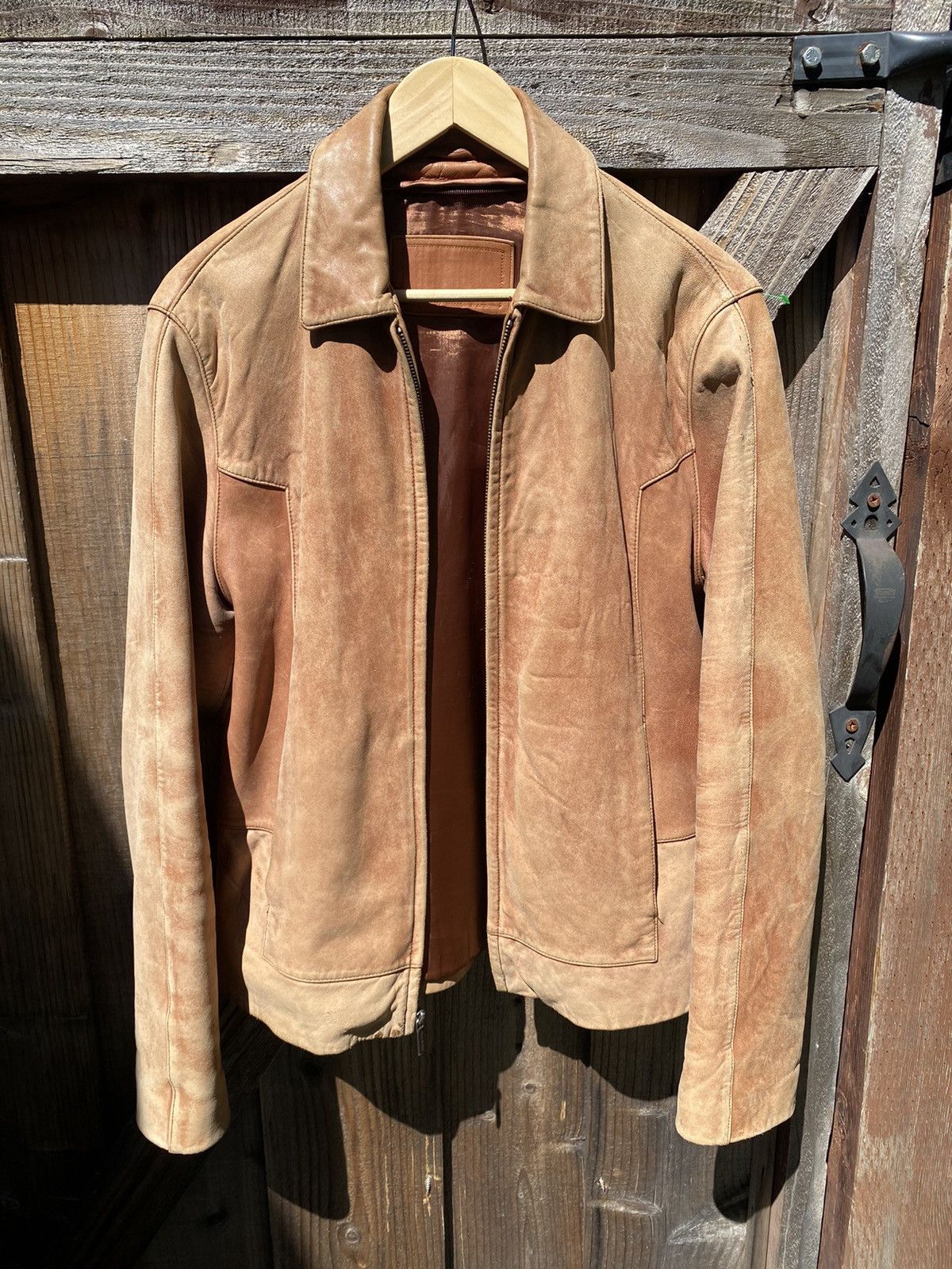 Pelle Pelle × Vintage Vintage 90’s Pelle Studios Distressed Leather ...