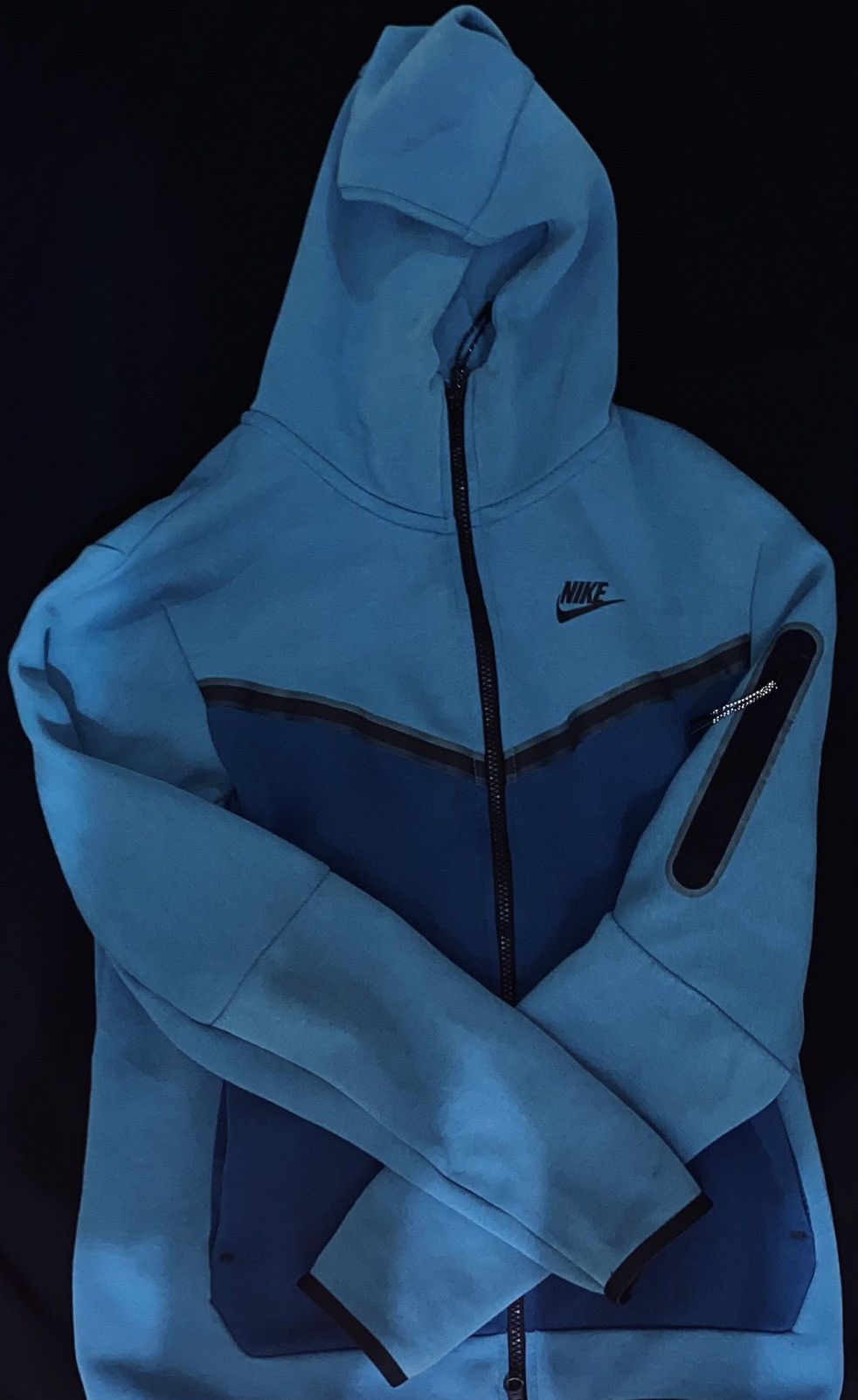 Nike Nike Tech Fleece Dutch Blue Hoodie | Grailed