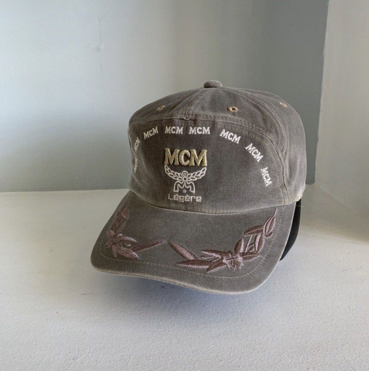 MCM × Vintage Vintage MCM Legere 5 Panel Cap | Grailed