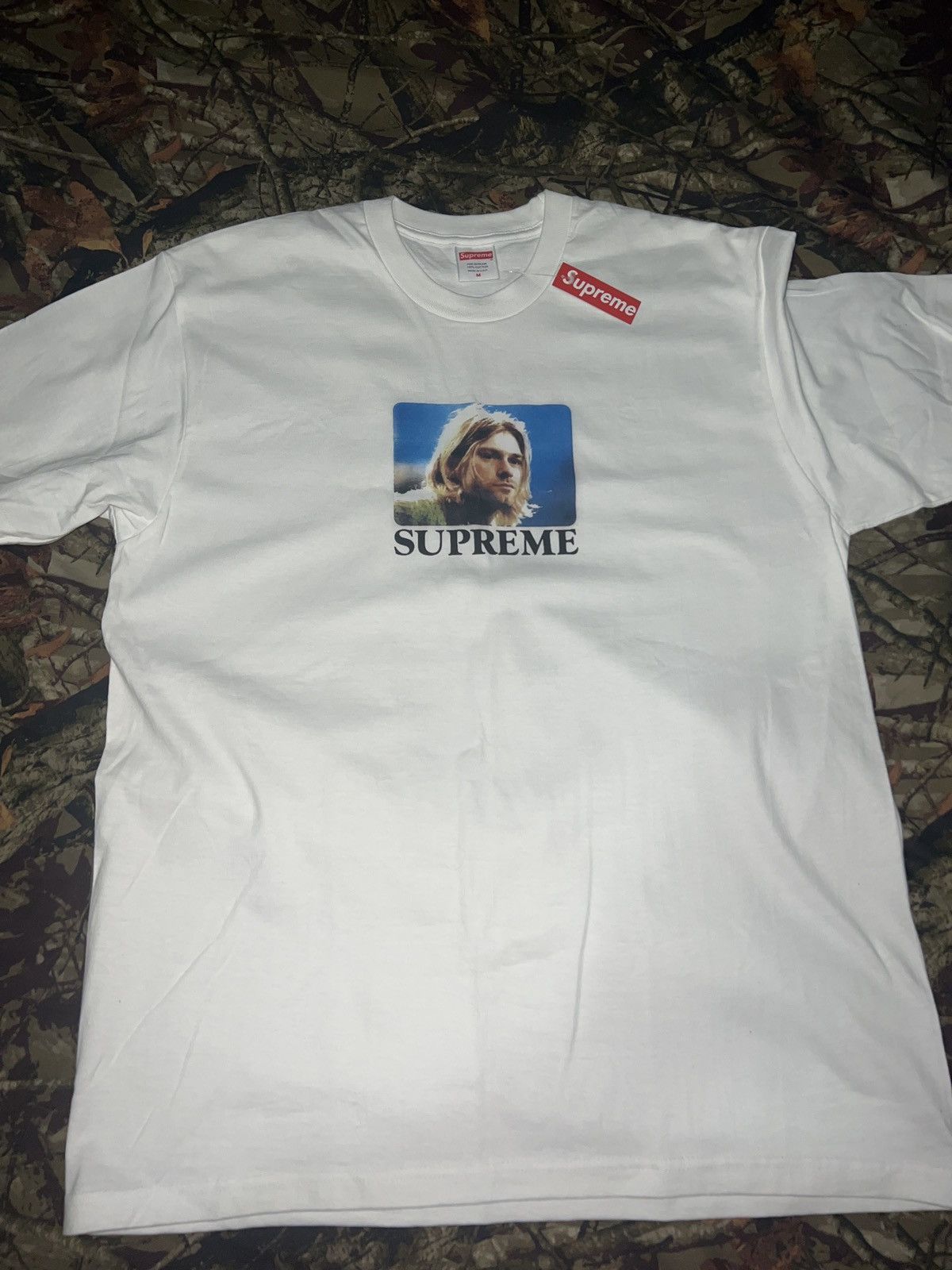 Supreme Supreme photo tee/Kurt Cobain | Grailed
