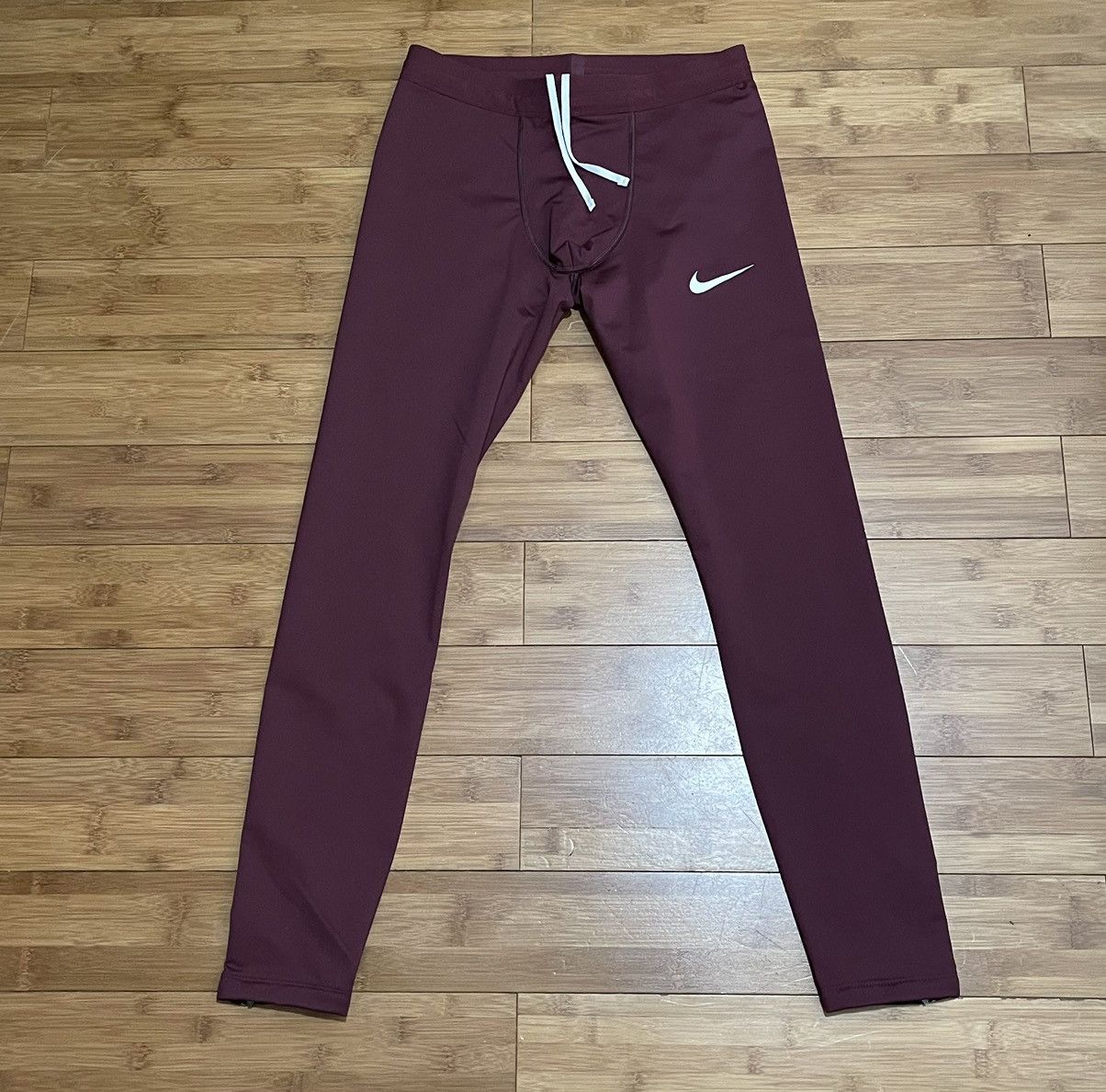 Nike Nike Dri Fit Track & Field Blue Running Tights USA Sample | Grailed