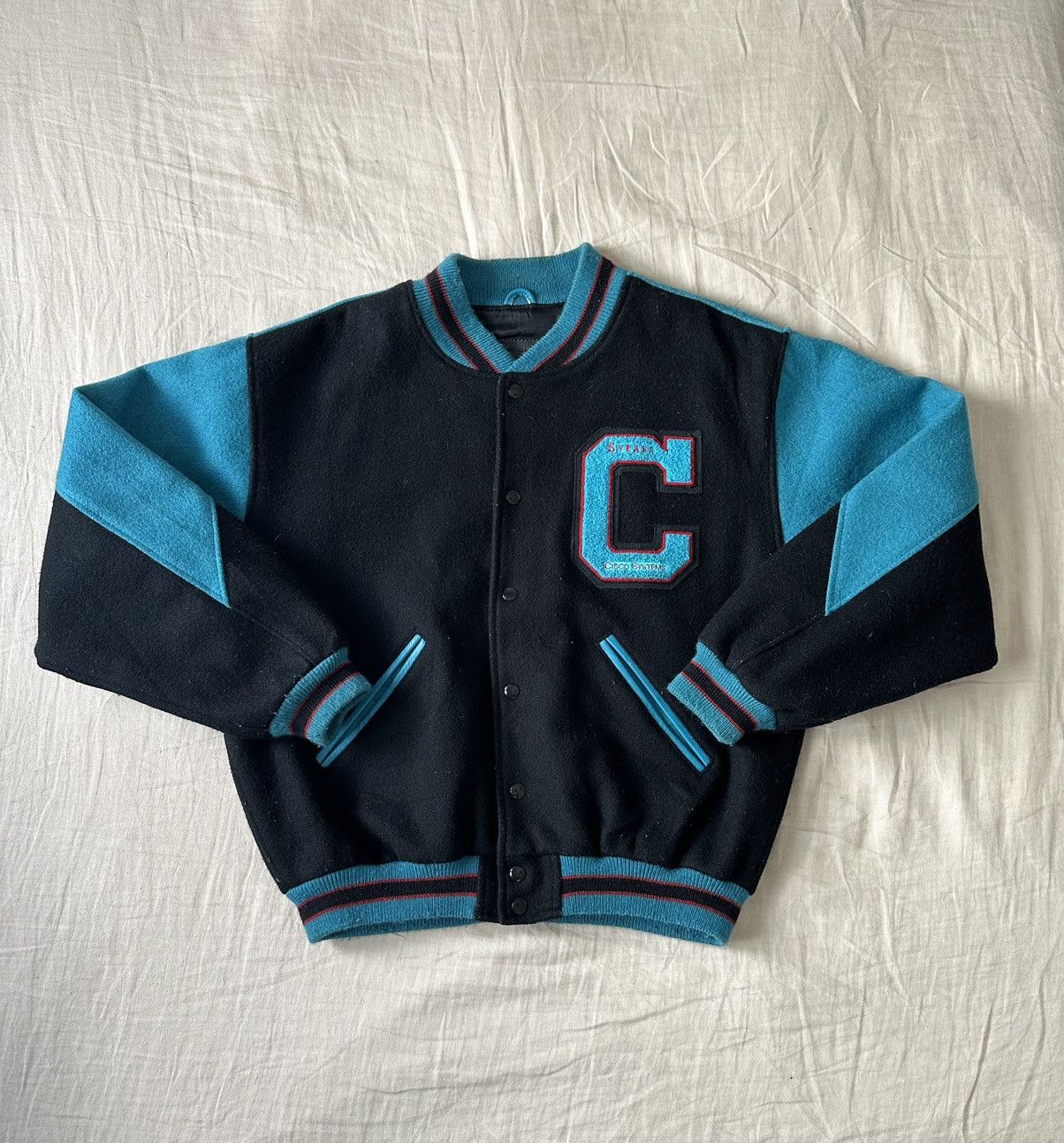 Varsity Jacket Cisco System Varsity Jacket | Grailed