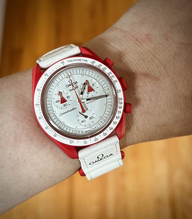 Swatch Swatch x Omega ‘Mission to Mars’ moonSwatch | Grailed