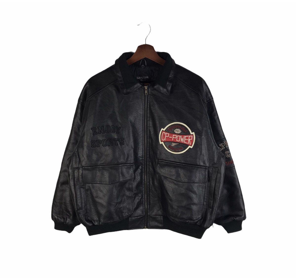 Vintage Rare🔥vintage Capricorn Club Cp Power Leather Jacket Grailed