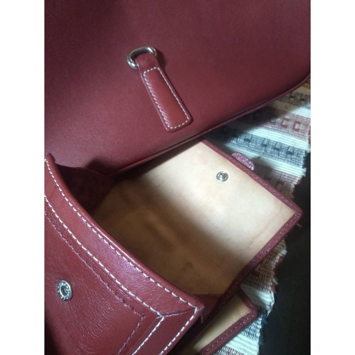 Coach Vintage Coach Wine Red Leather Shoulder Bag and Wallet | Grailed