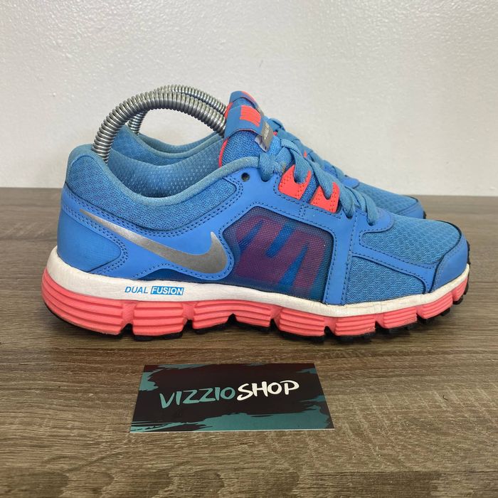 Nike Nike Dual Fusion ST2 University Blue Citrus Running Shoes | Grailed