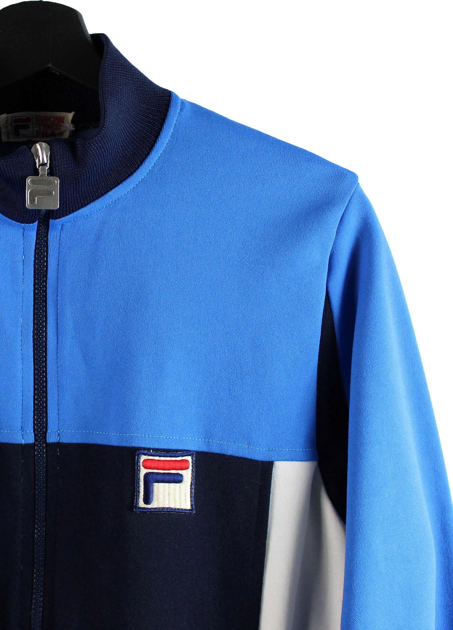 Vintage 80s vintage FILA Snow Time zip track jacket settanta Borg OG ...