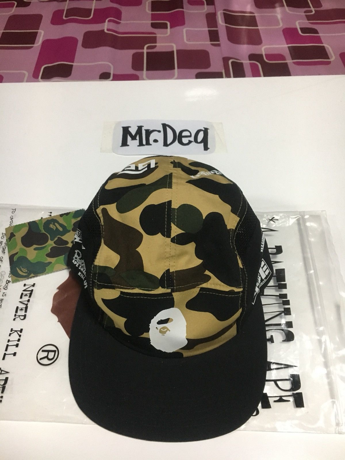 Bape A Bating Ape Cap Camouflage Made In Japan | Grailed