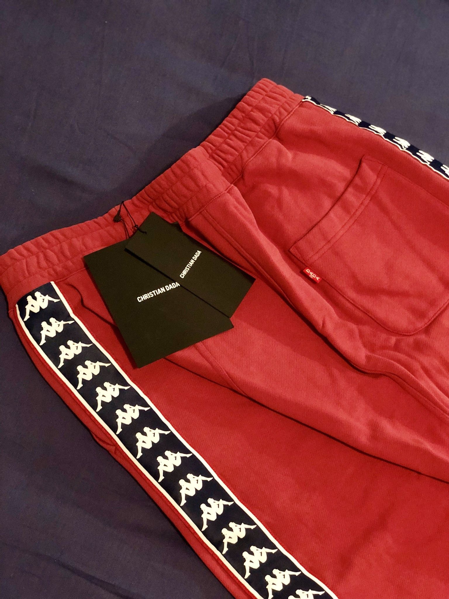 Christian Dada × Kappa Christian Dada x Kappa Sweatpants Black Label ...