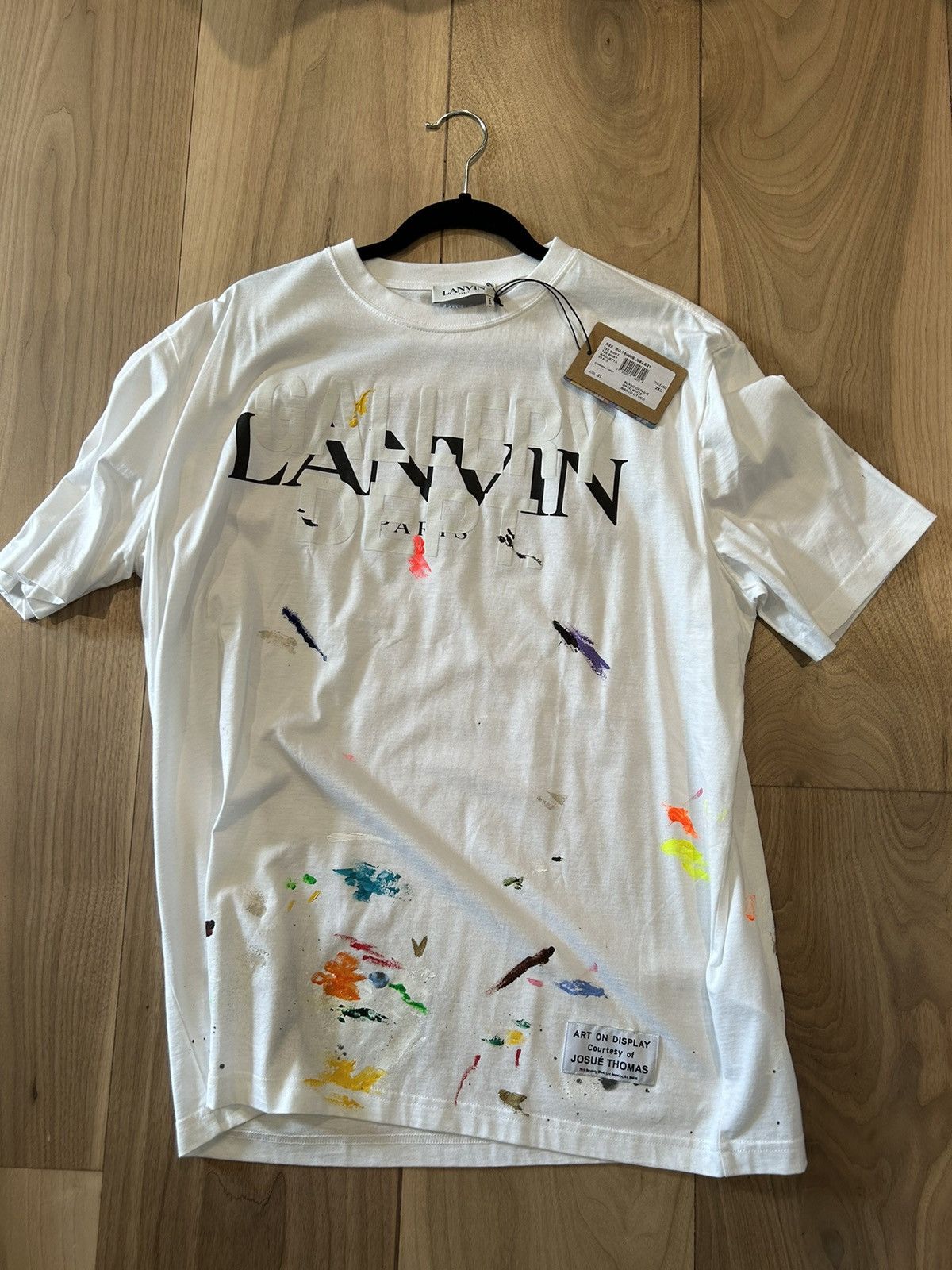 Gallery Dept. × Lanvin Gallery Dept x Lanvin Paint Splatter shirt | Grailed